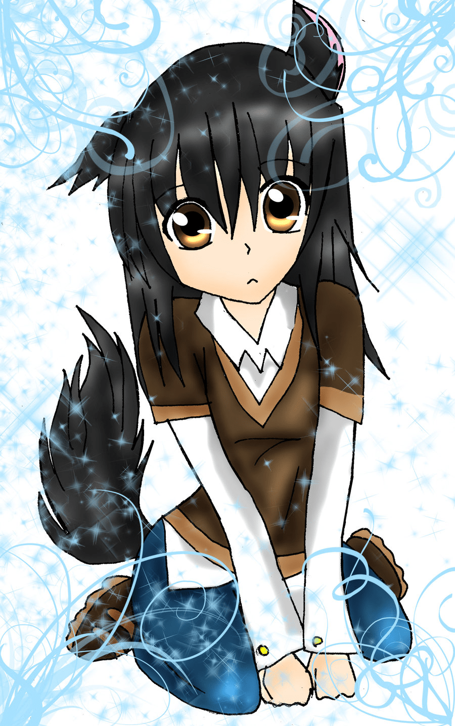 Cute Anime Wolf Girl Wallpapers - Top Những Hình Ảnh Đẹp