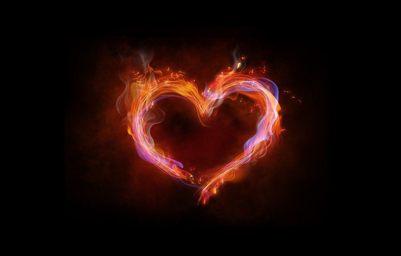 Heart Fire Wallpapers - Top Free Heart Fire Backgrounds - WallpaperAccess