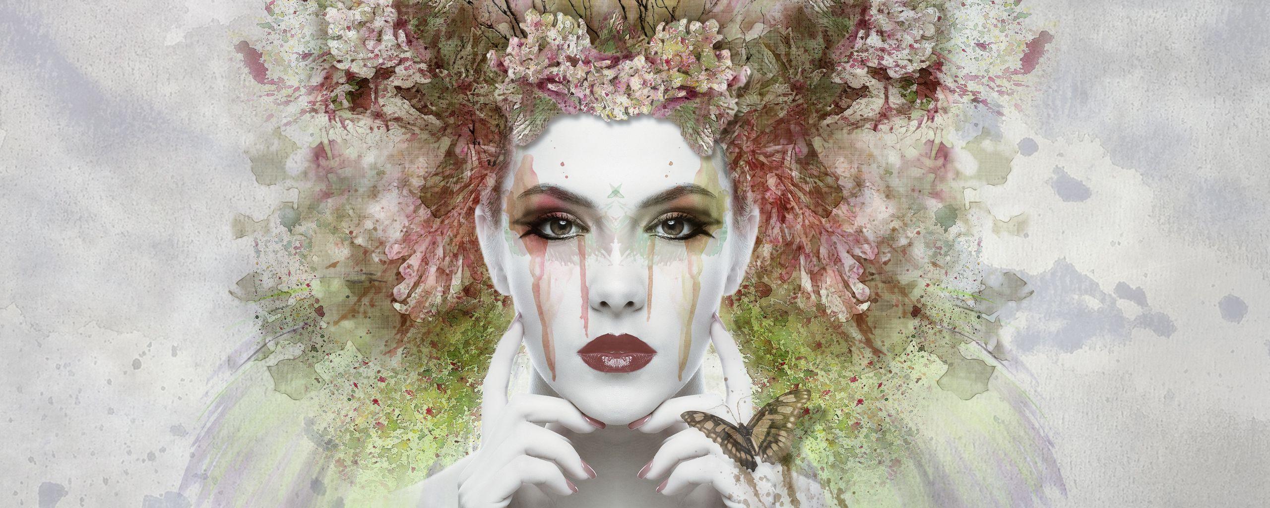 Face Painting Wallpaper Hd