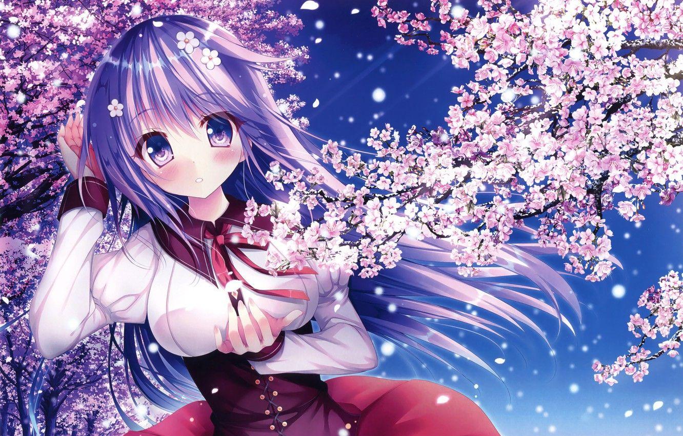 Spring Anime Girl Wallpapers - Top Free Spring Anime Girl Backgrounds ...