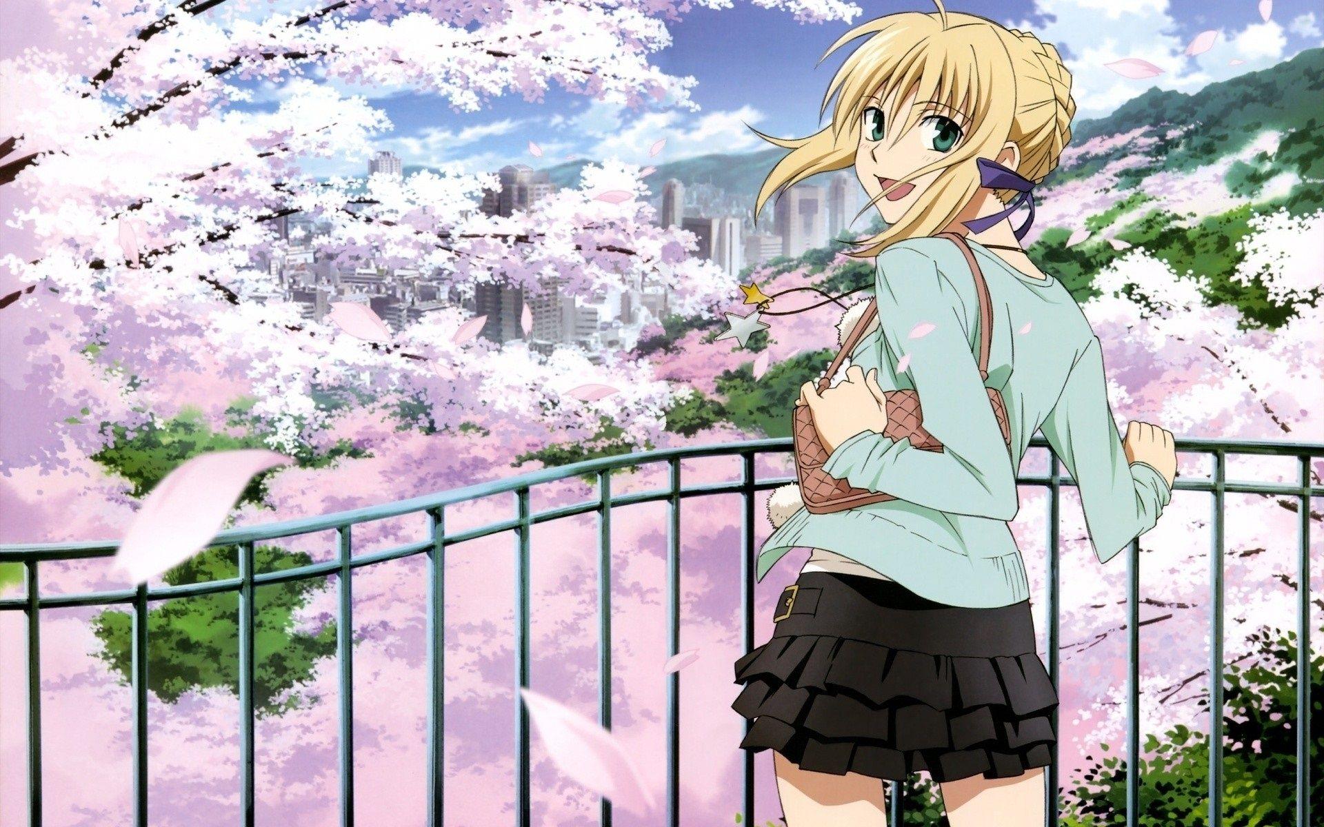 Spring Anime Girl Wallpapers - Top Free Spring Anime Girl Backgrounds ...