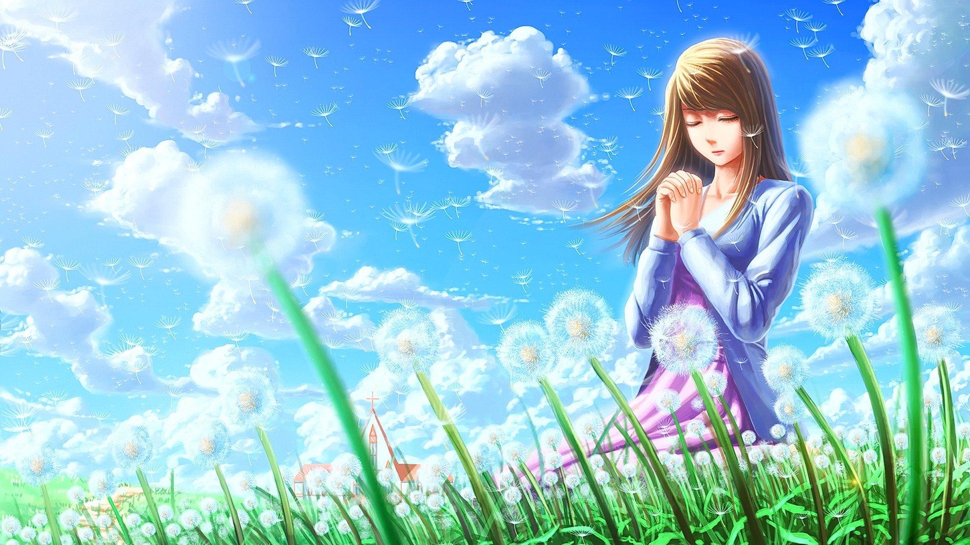 Spring Anime Girl Wallpapers - Top Free Spring Anime Girl Backgrounds ...