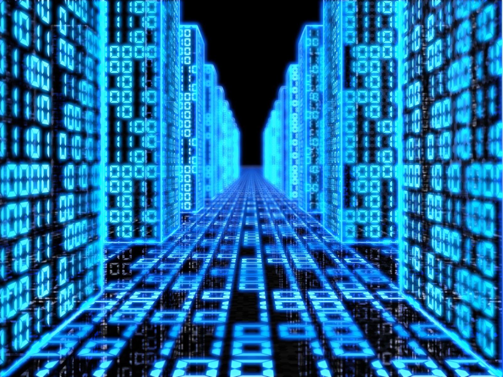 Blue Binary Wallpapers - Top Free Blue Binary Backgrounds - WallpaperAccess
