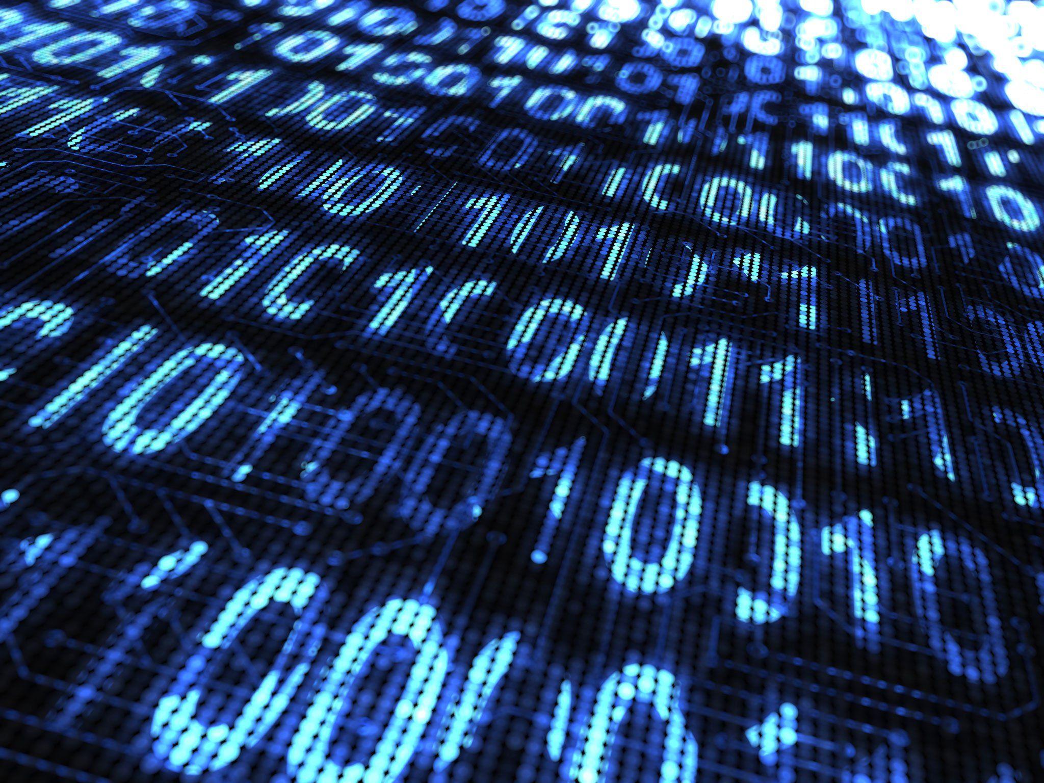 Blue Binary Wallpapers - Top Free Blue Binary Backgrounds - WallpaperAccess
