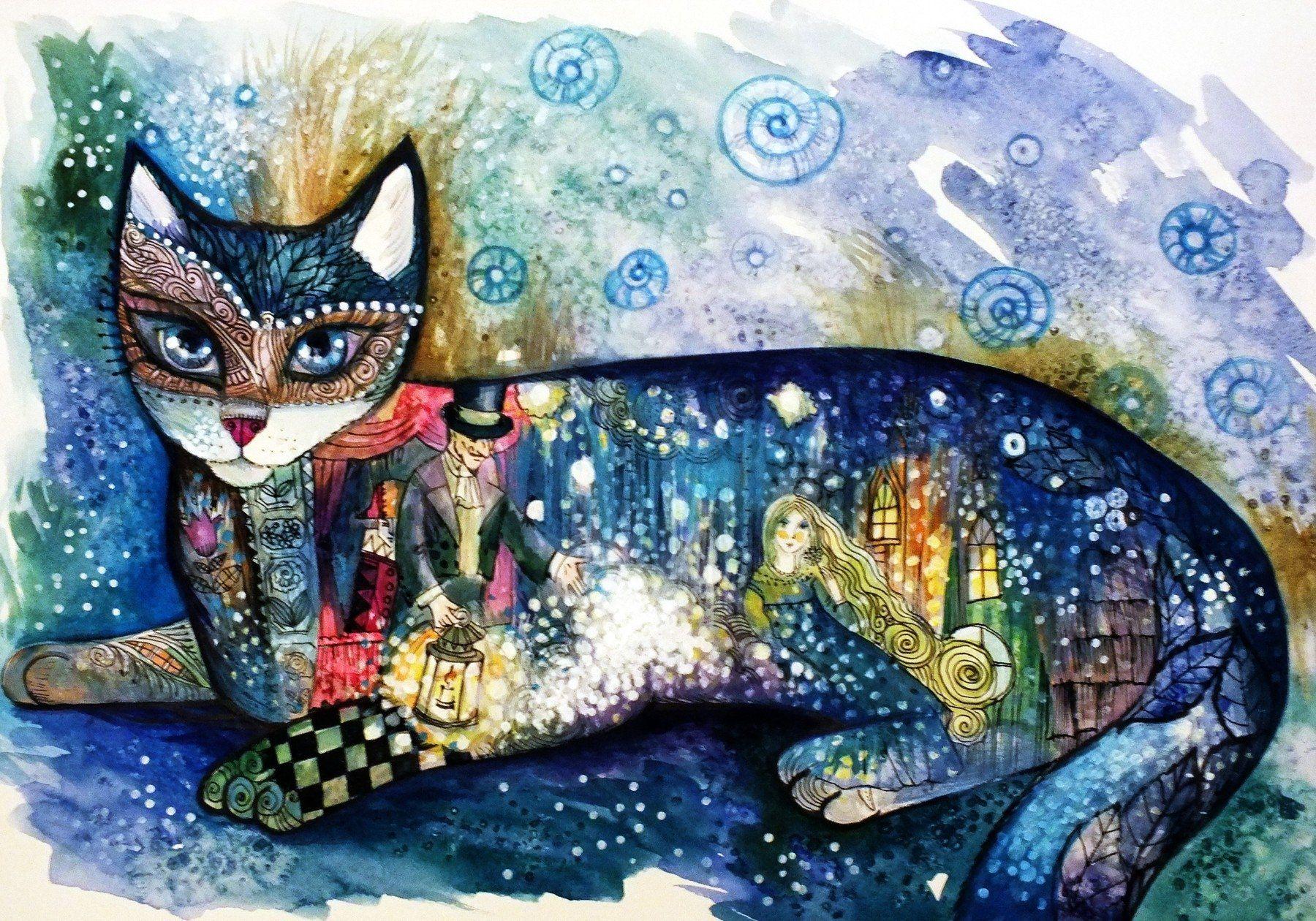 Colorful Cat Wallpapers - Top Free Colorful Cat Backgrounds ...