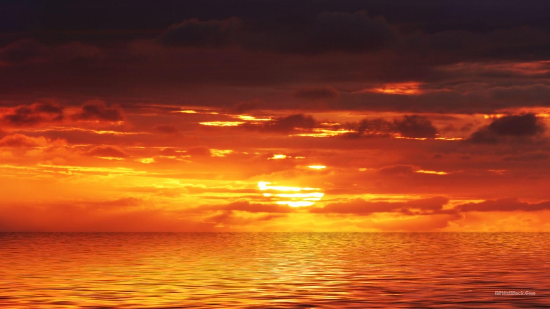 Orange Sunset Wallpapers - Top Free Orange Sunset Backgrounds ...