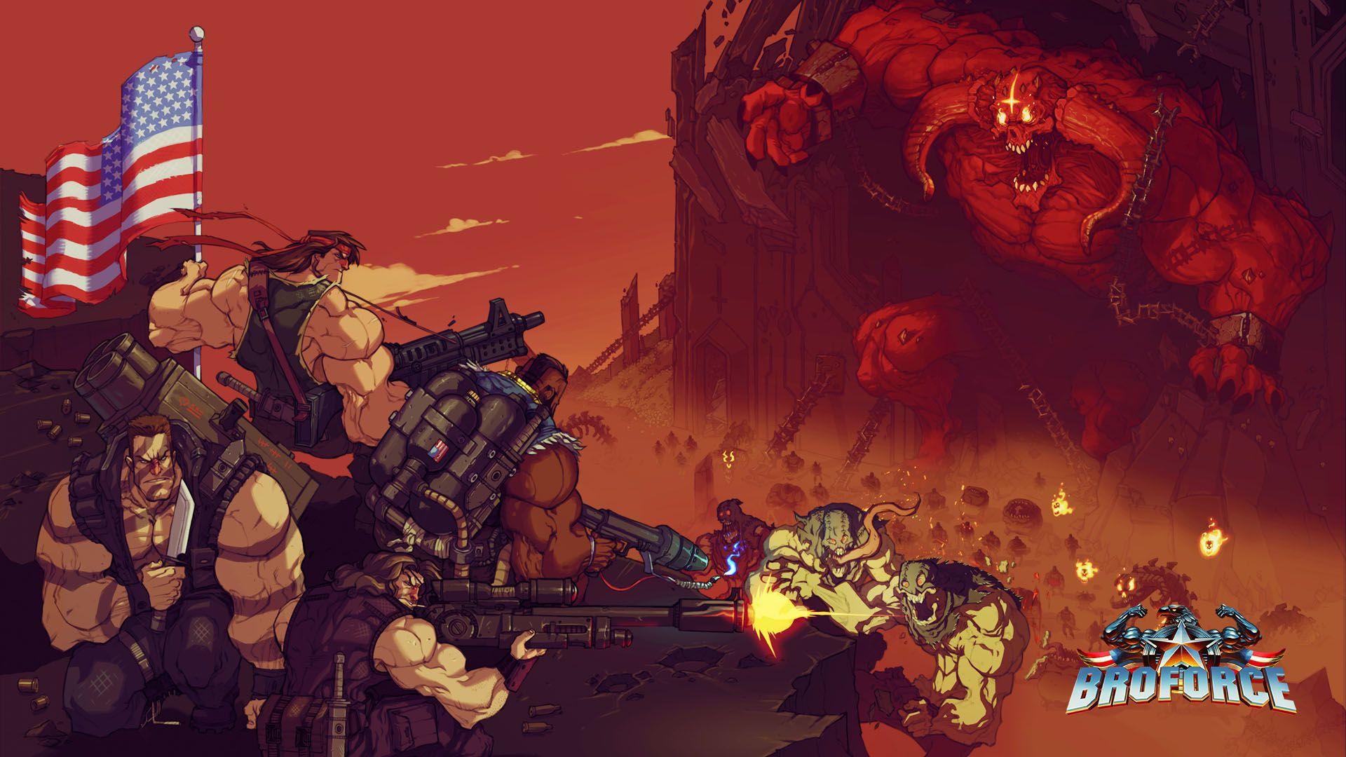 Broforce Wallpapers - Top Free Broforce Backgrounds - WallpaperAccess