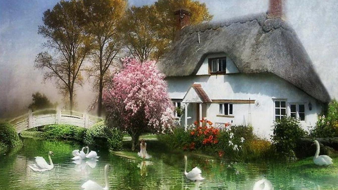 English Cottage Wallpapers - Top Free English Cottage Backgrounds ...