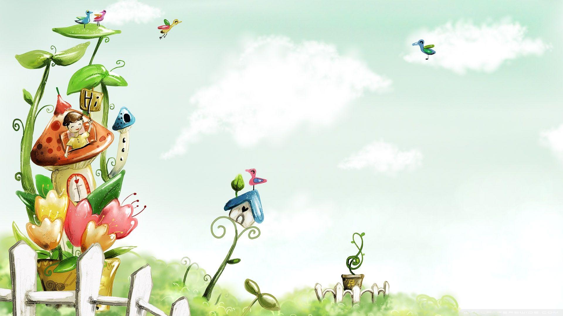 Summer Cartoon Desktop Wallpapers - Top Free Summer Cartoon Desktop ...