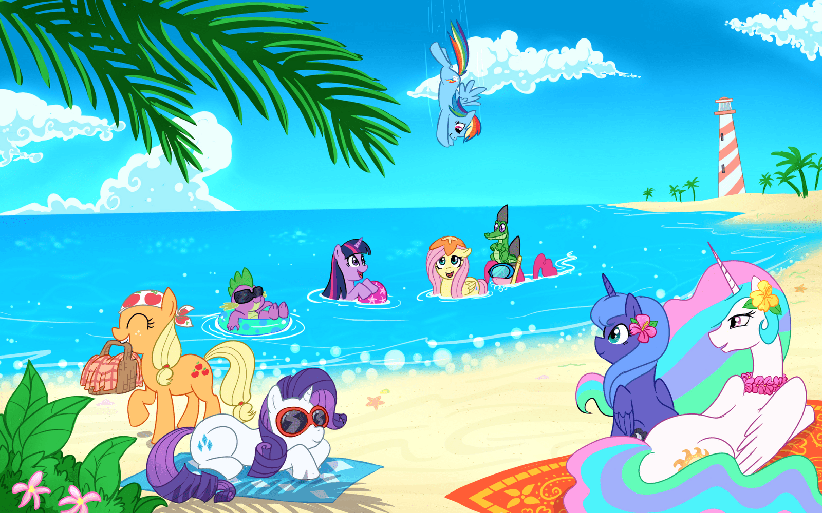 Summer Cartoon Desktop Wallpapers - Top Free Summer Cartoon Desktop ...