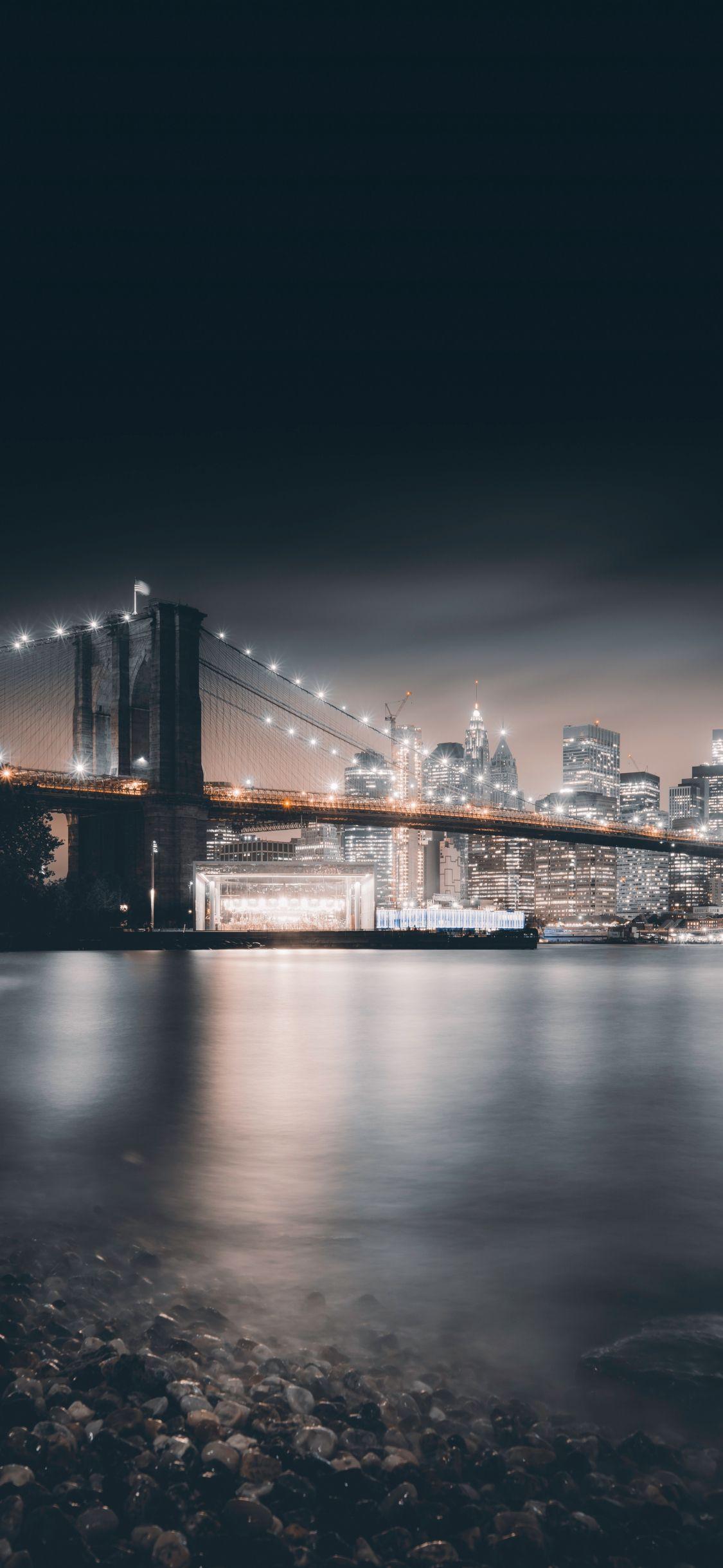 Brooklyn Bridge Night Wallpapers - Top Free Brooklyn Bridge Night ...