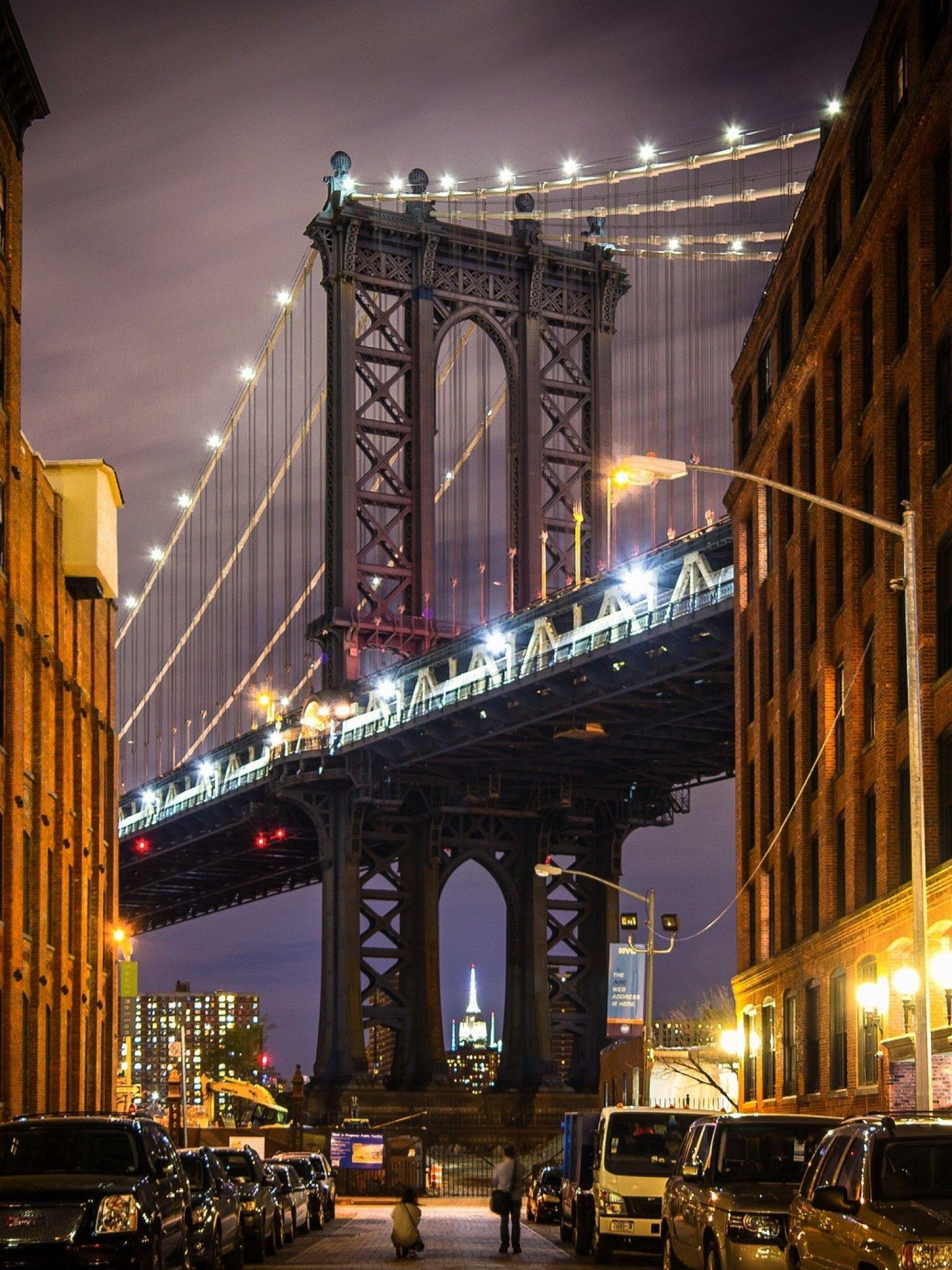 Brooklyn Bridge Night Wallpapers - Top Free Brooklyn Bridge Night Backgrounds - WallpaperAccess