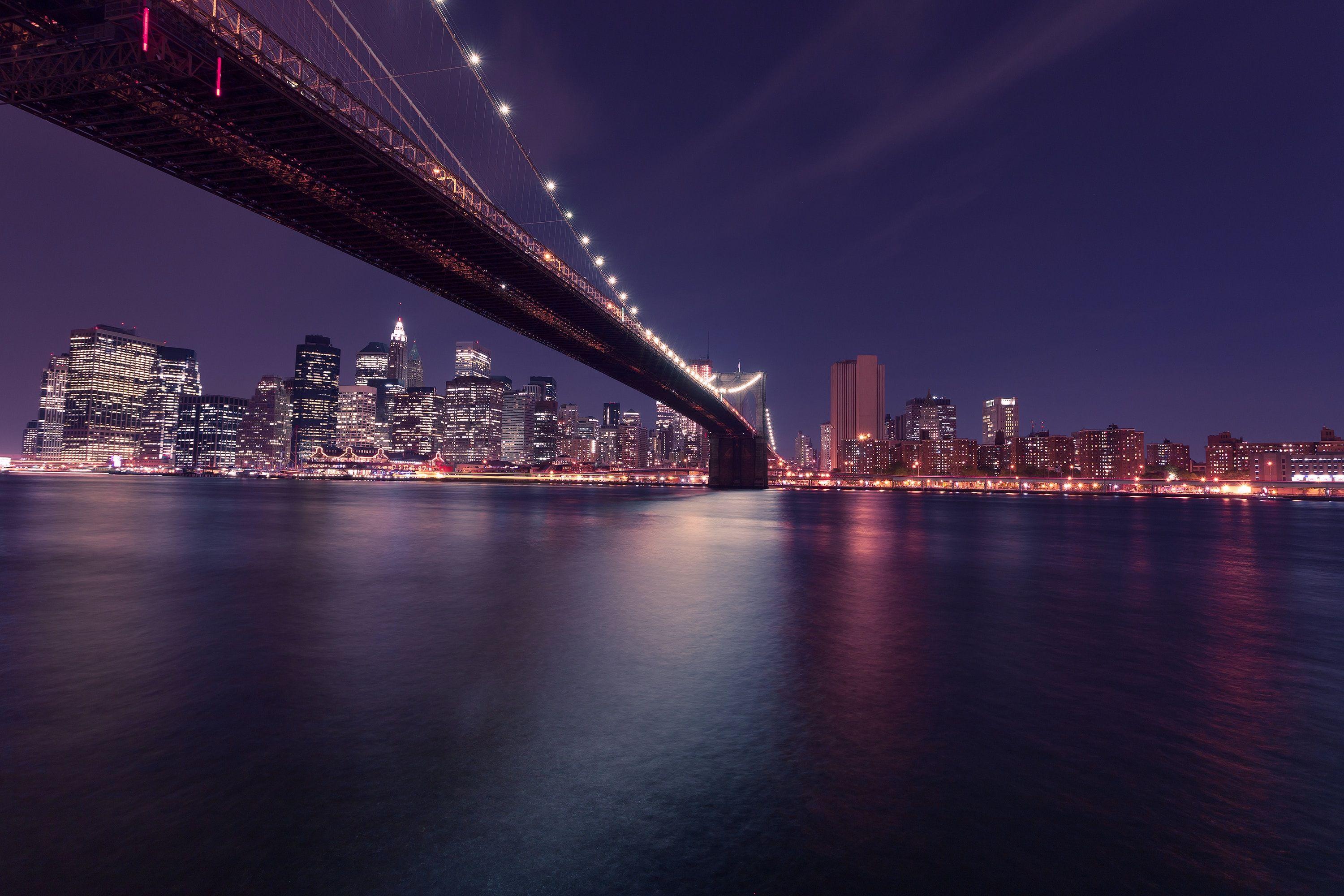 Brooklyn Bridge Night Wallpapers - Top Free Brooklyn Bridge Night ...