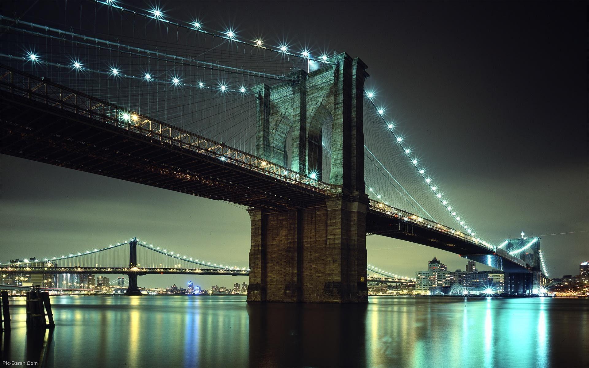 Brooklyn Bridge Night Wallpapers - Top Free Brooklyn Bridge Night Backgrounds - WallpaperAccess