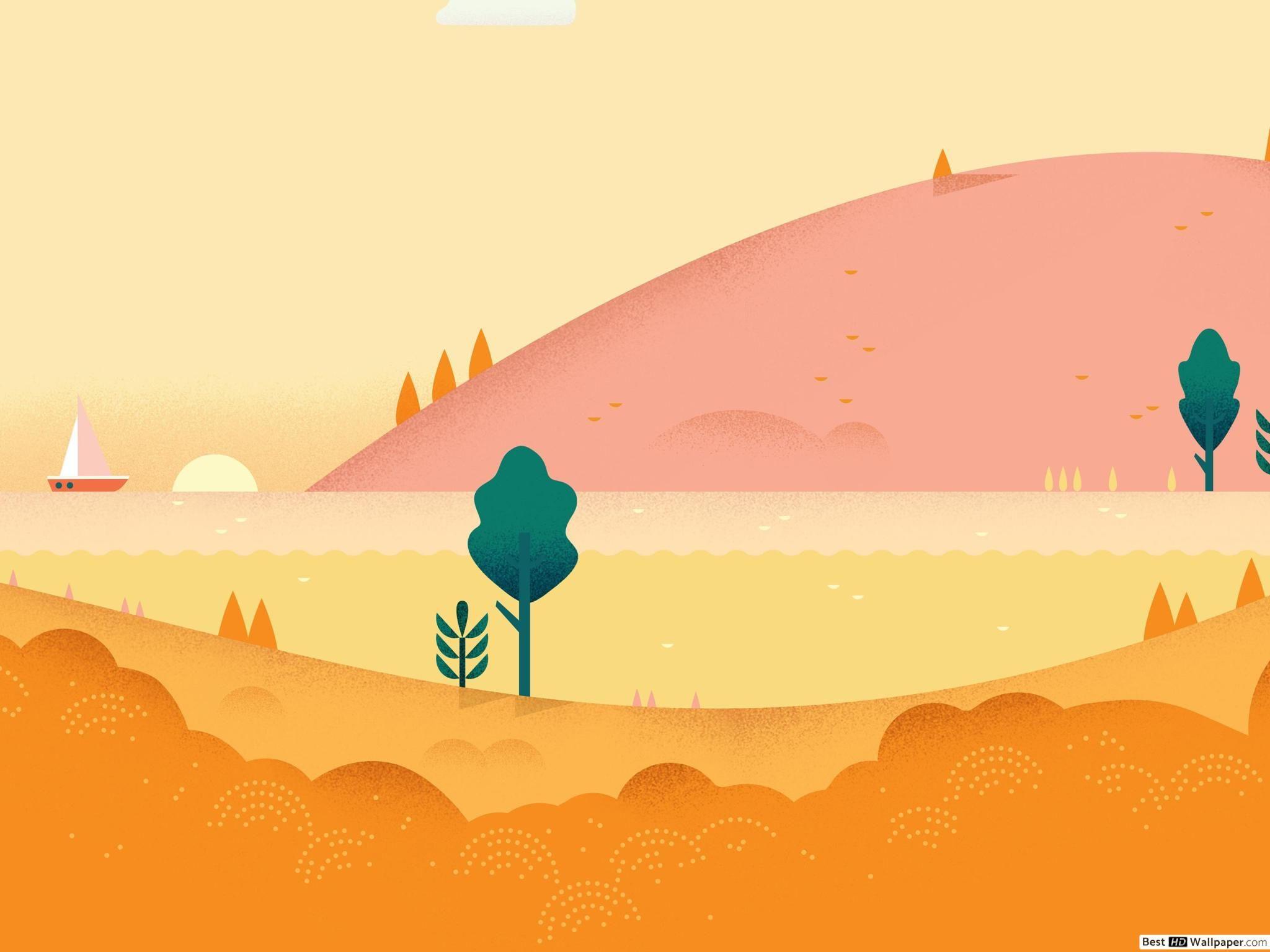 Pastel Landscape HD Wallpapers - Top Free Pastel Landscape HD ...