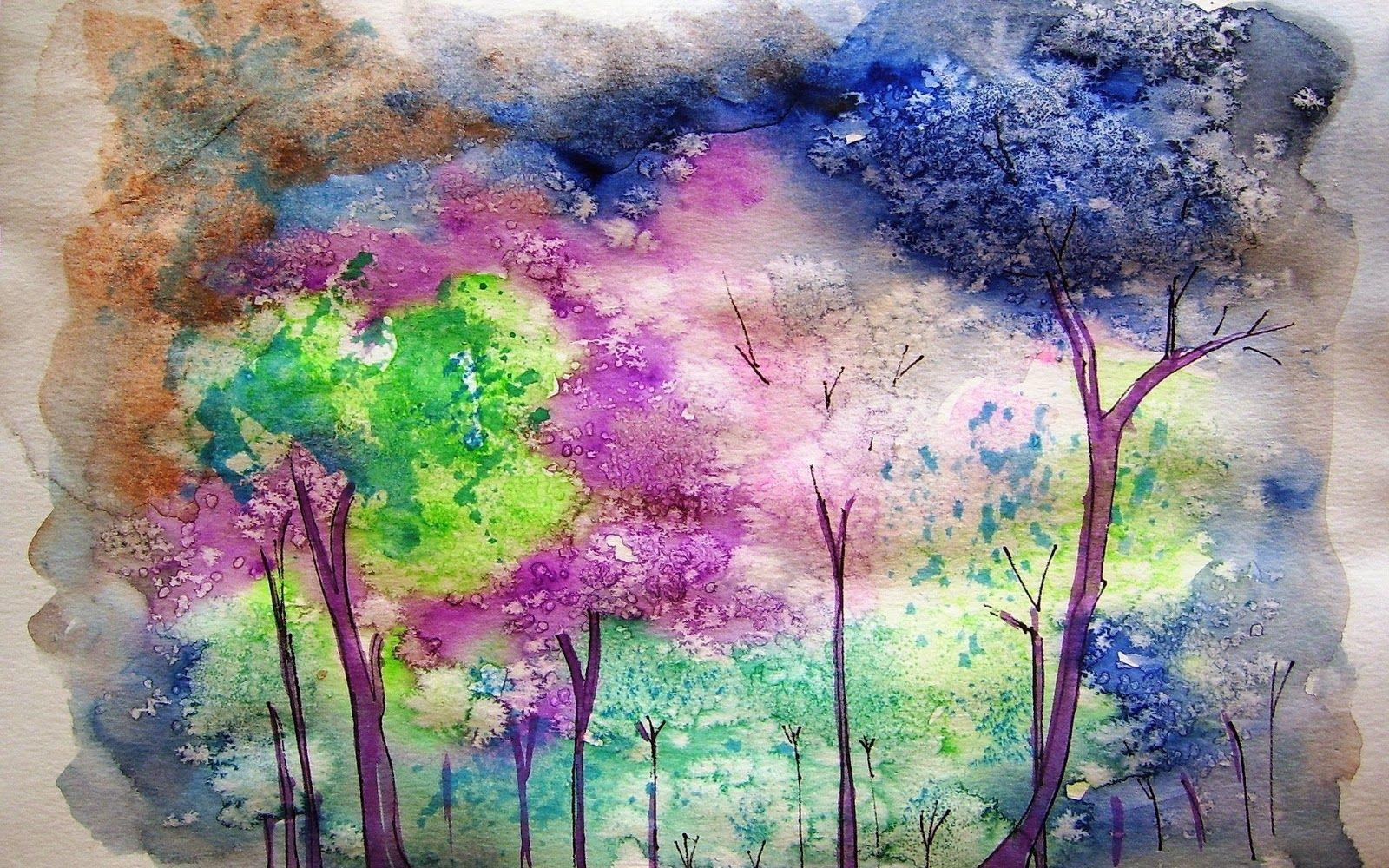 Watercolor Tree Wallpapers - Top Free Watercolor Tree Backgrounds ...