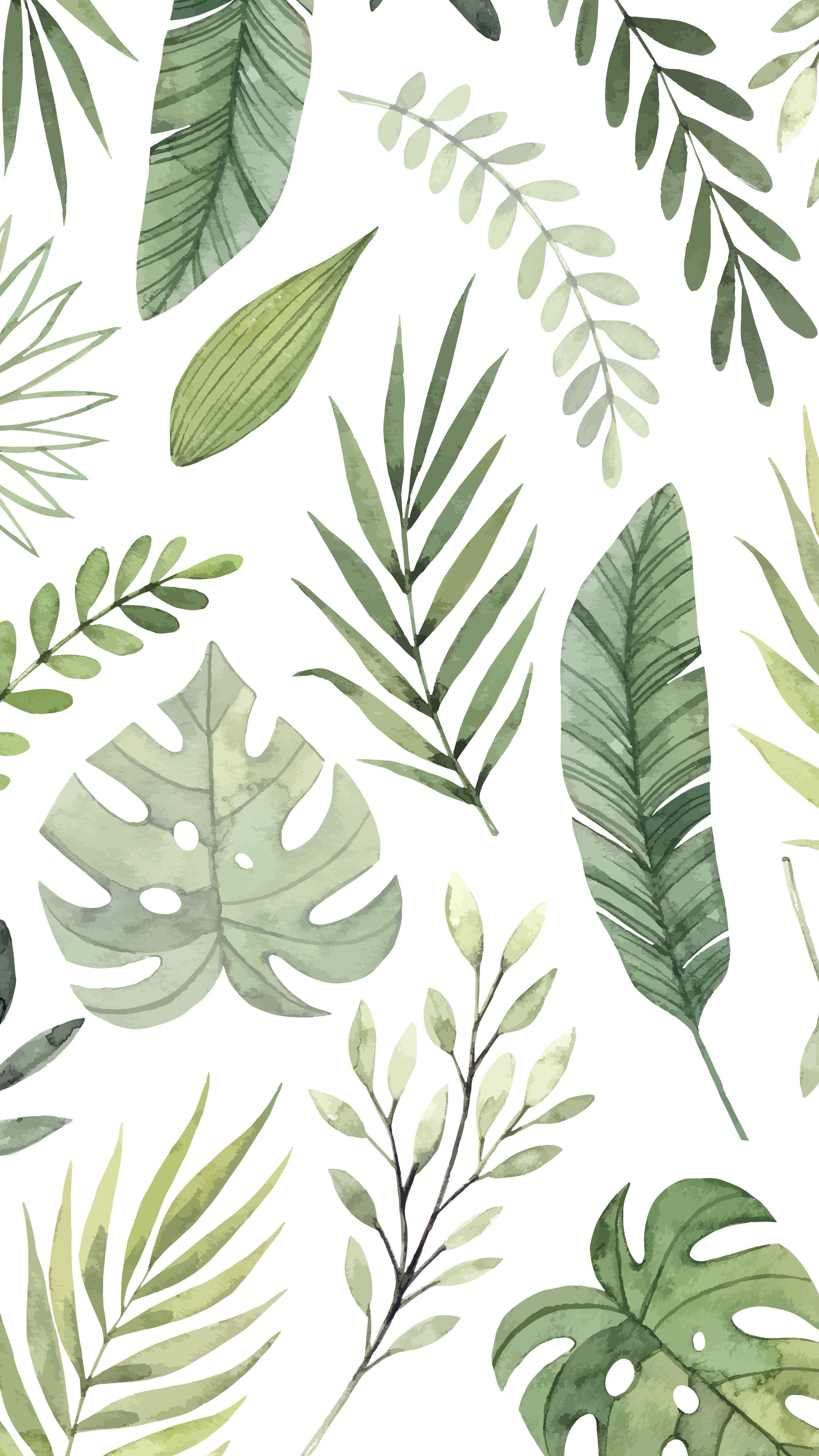 Watercolor Leaf Wallpapers - Top Free Watercolor Leaf Backgrounds ...