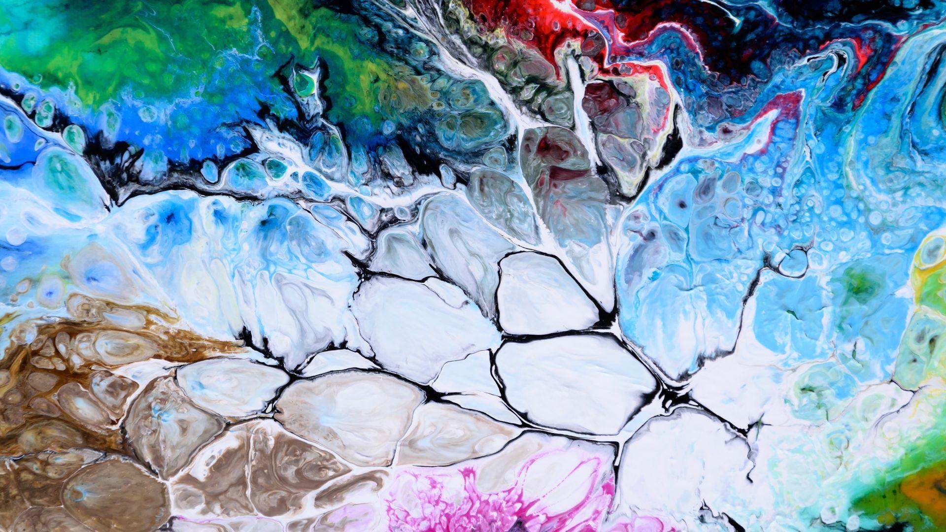 Blue Abstract Art HD Wallpapers - Top Free Blue Abstract Art HD ...