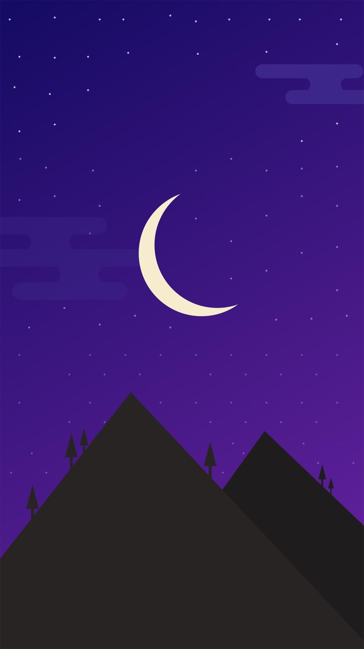 Simple Night iPhone Wallpapers - Top Free Simple Night iPhone ...