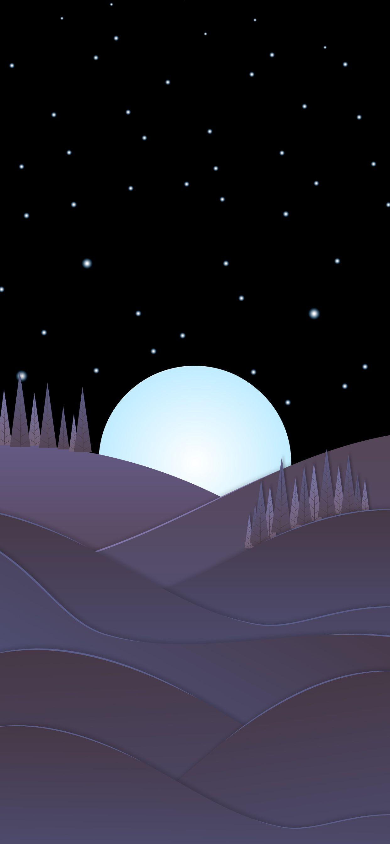 Simple Night iPhone Wallpapers - Top Free Simple Night iPhone ...