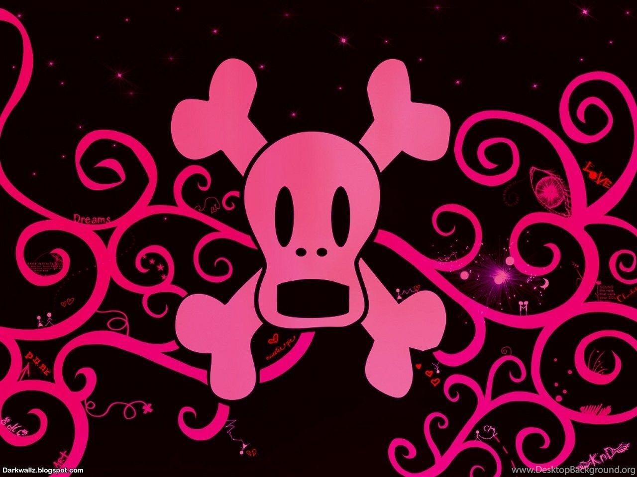 Pink Skulls Wallpapers - Top Free Pink Skulls Backgrounds - WallpaperAccess