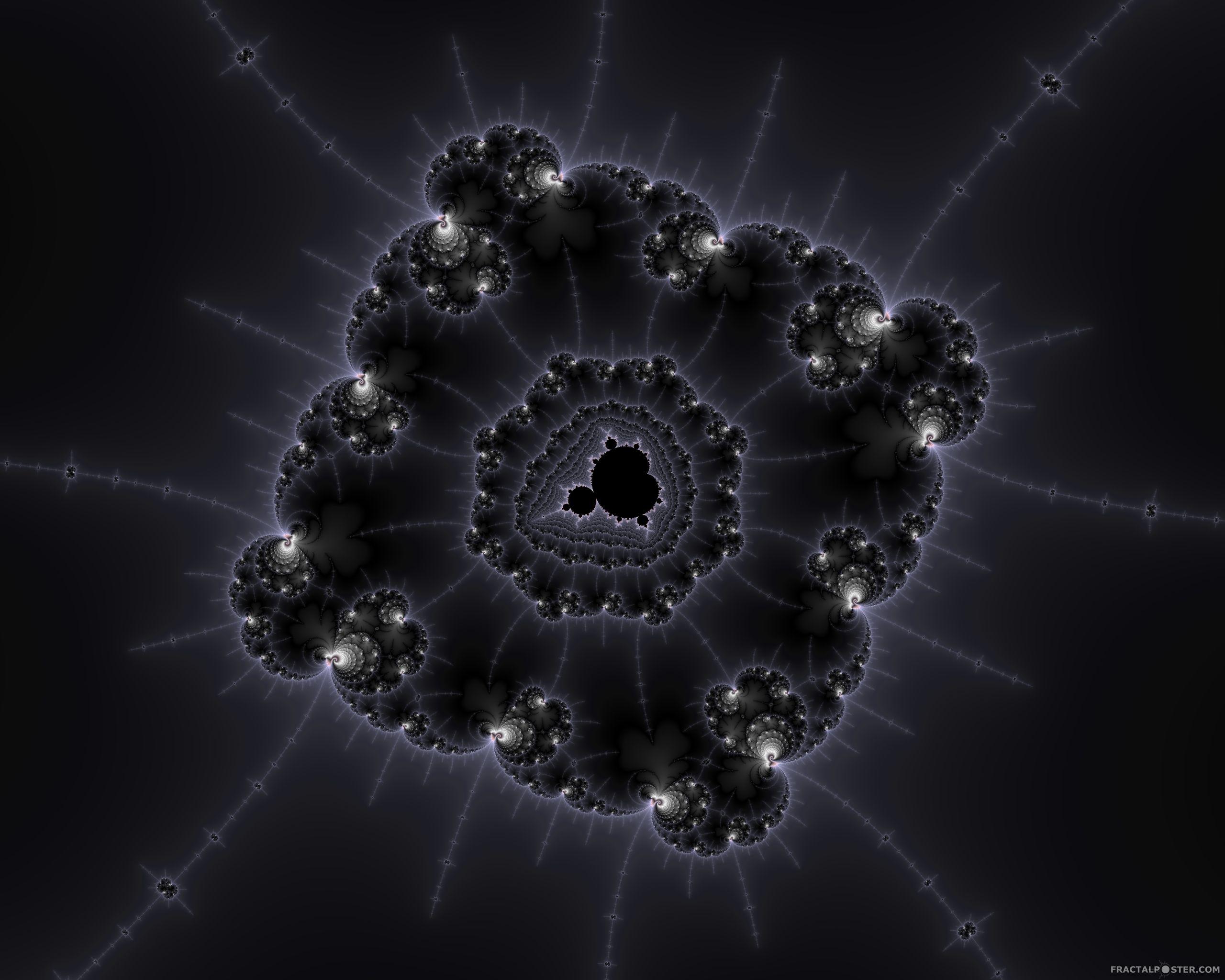 Black Fractal Wallpapers - Top Free Black Fractal Backgrounds ...