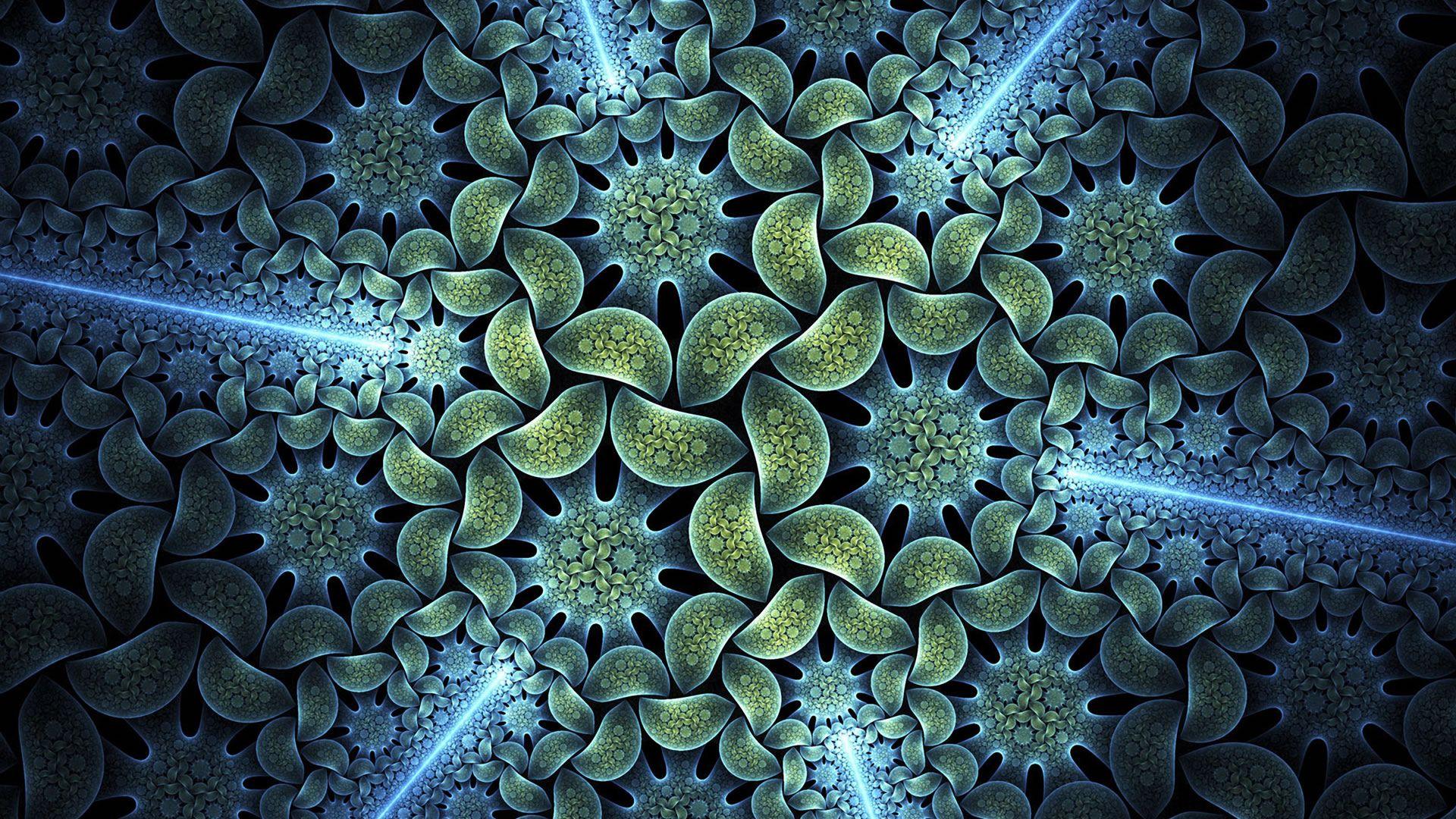 Green Fractal Wallpapers - Top Free Green Fractal Backgrounds ...