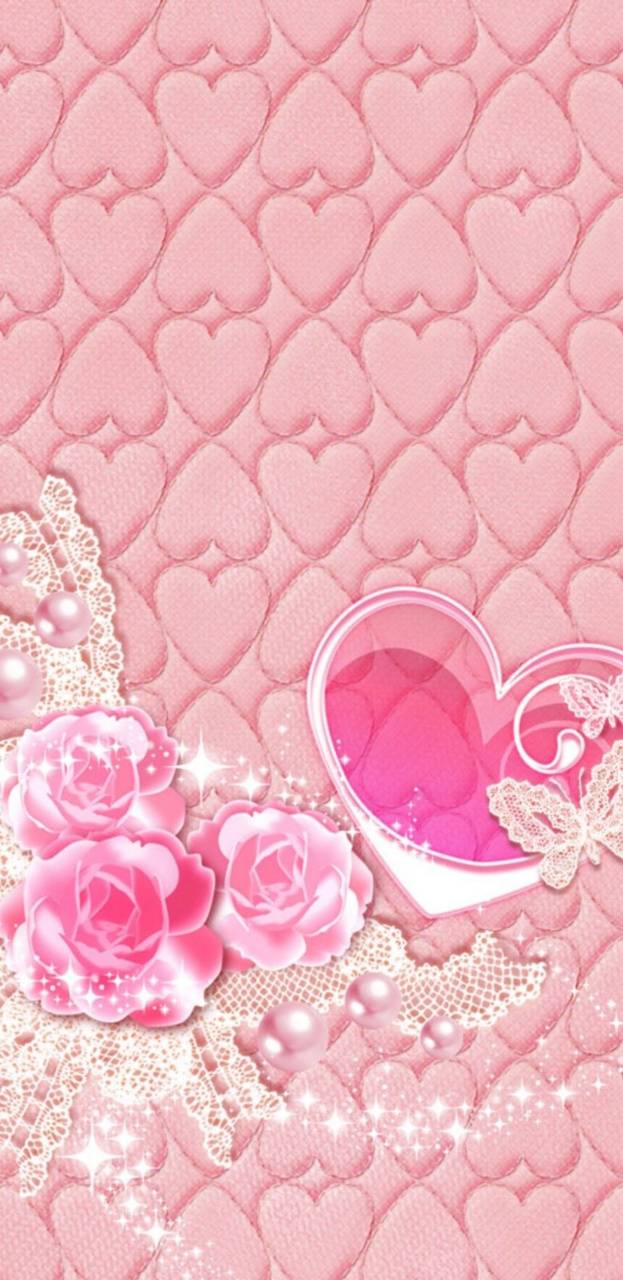 Pink Crystal Heart Wallpapers - Top Free Pink Crystal Heart Backgrounds ...