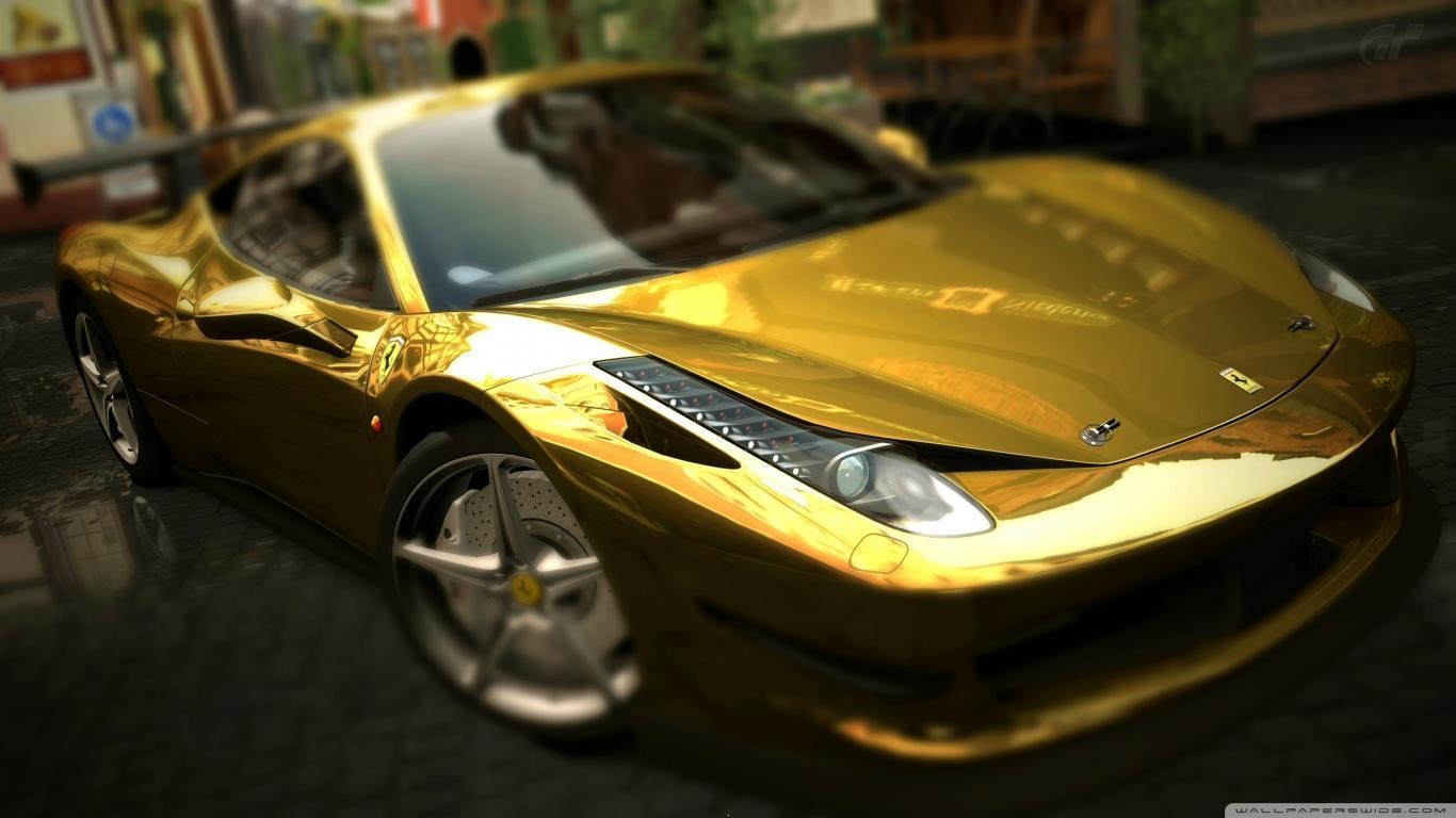 Golden Car Wallpapers - Top Free Golden Car Backgrounds - WallpaperAccess