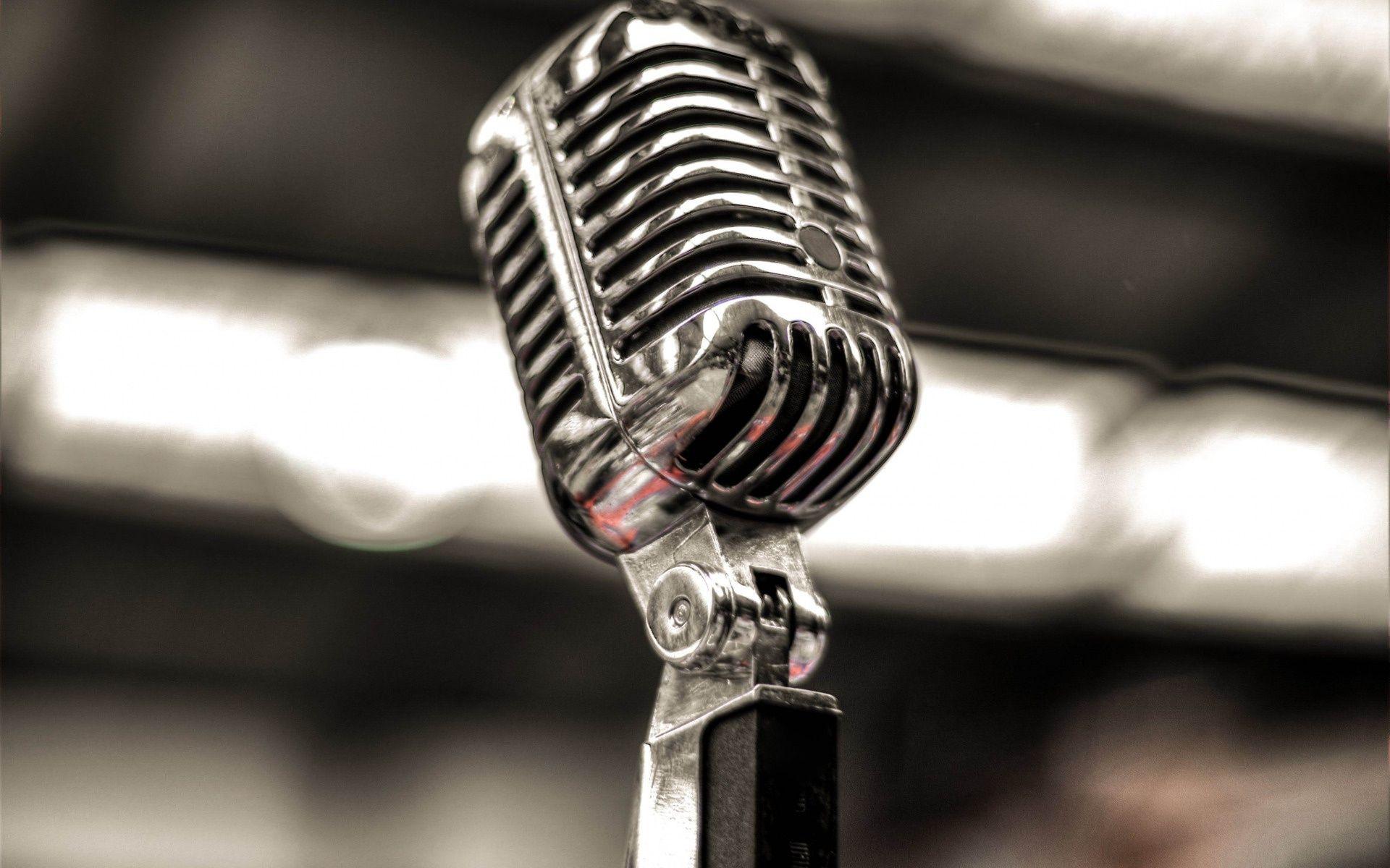 Vintage Microphone Wallpapers - Top Free Vintage Microphone Backgrounds ...