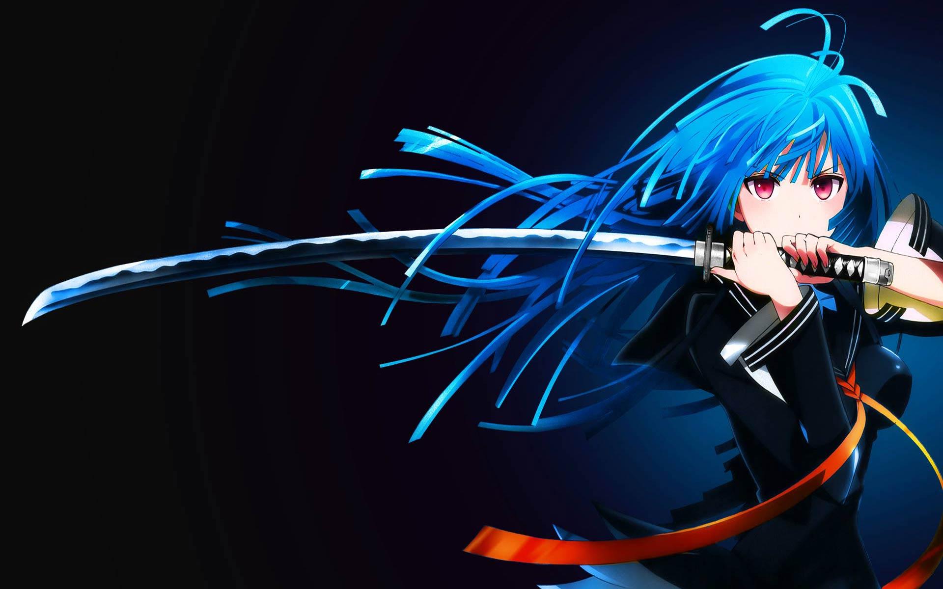 Sword Anime Girl Wallpapers - Top Free Sword Anime Girl Backgrounds ...