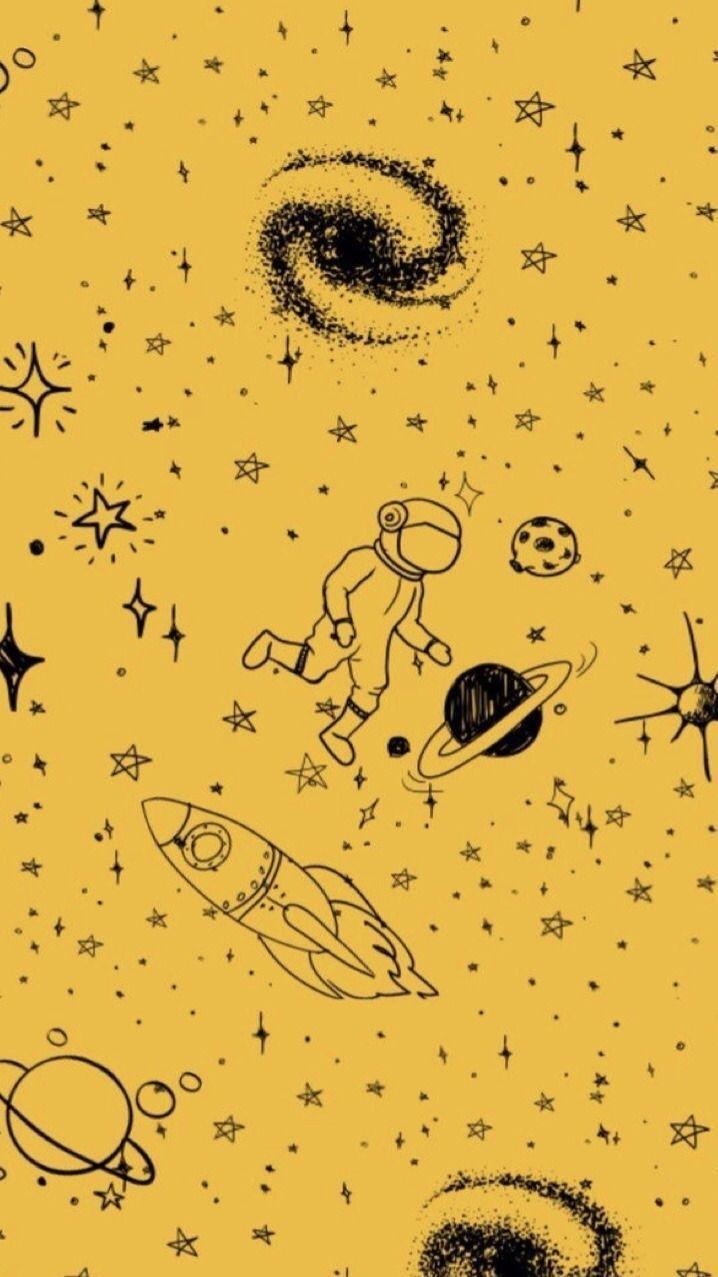 Yellow Space Wallpapers - Top Free Yellow Space Backgrounds ...