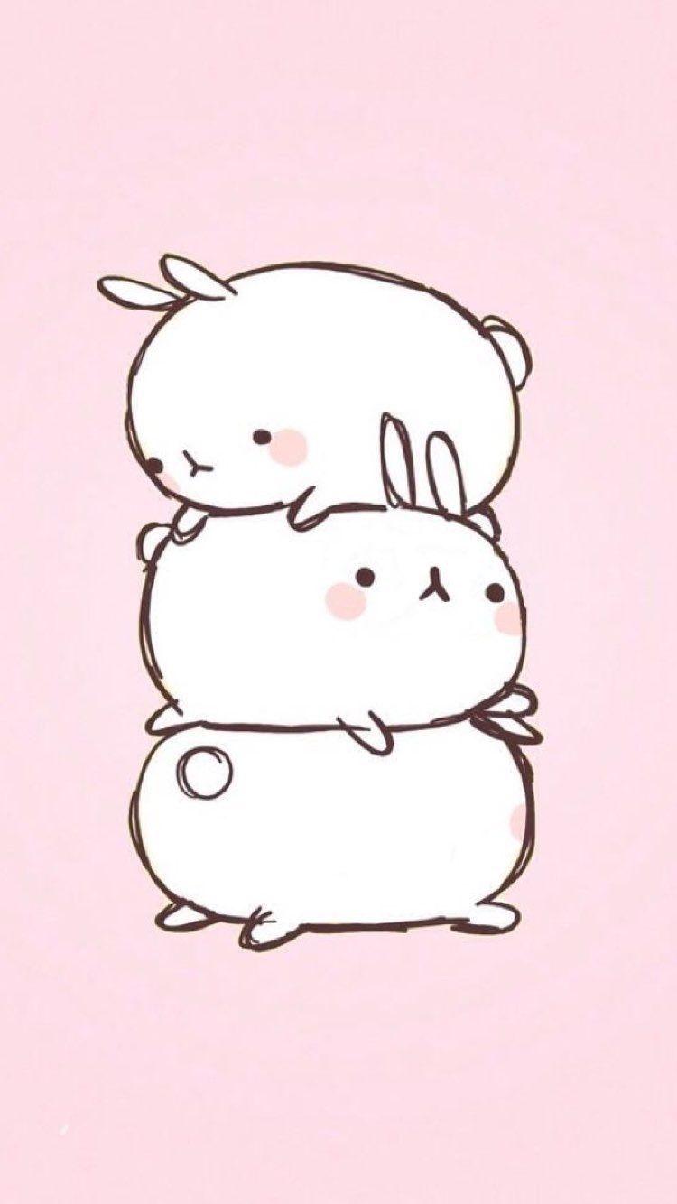Bunny Cute Kawaii Wallpapers - Top Free Bunny Cute Kawaii Backgrounds ...