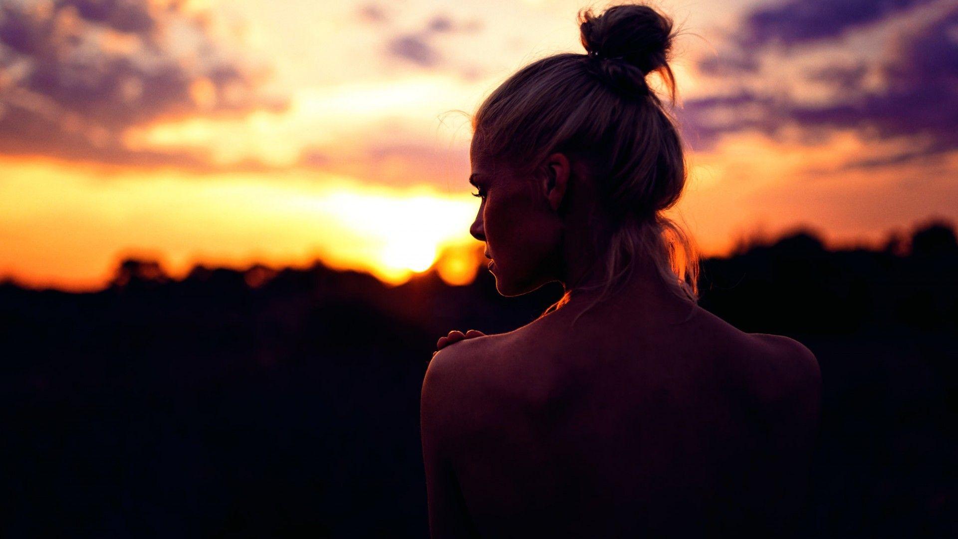 Woman Sunset Wallpapers - Top Free Woman Sunset Backgrounds ...