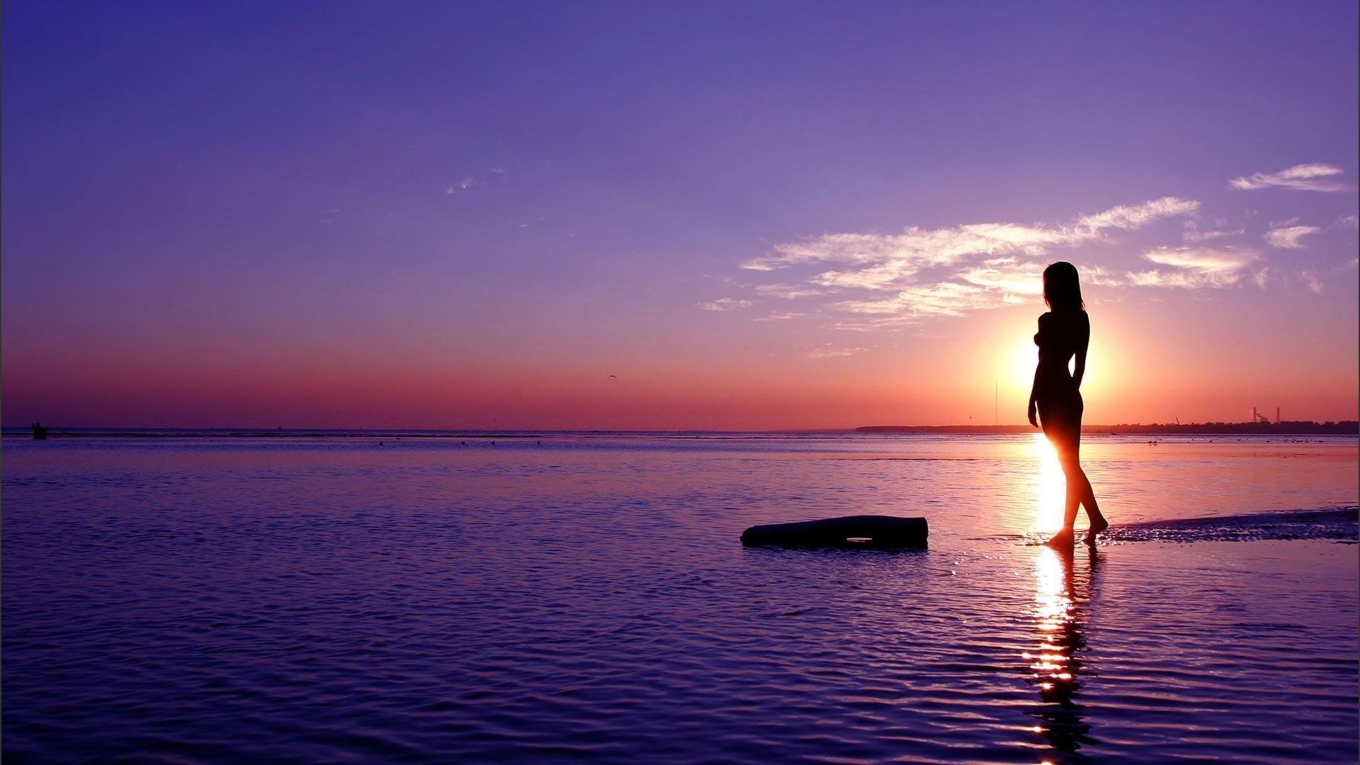 Woman Sunset Wallpapers - Top Free Woman Sunset Backgrounds ...
