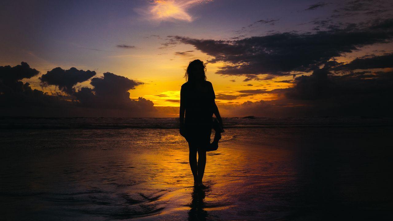 Woman Sunset Wallpapers - Top Free Woman Sunset Backgrounds ...
