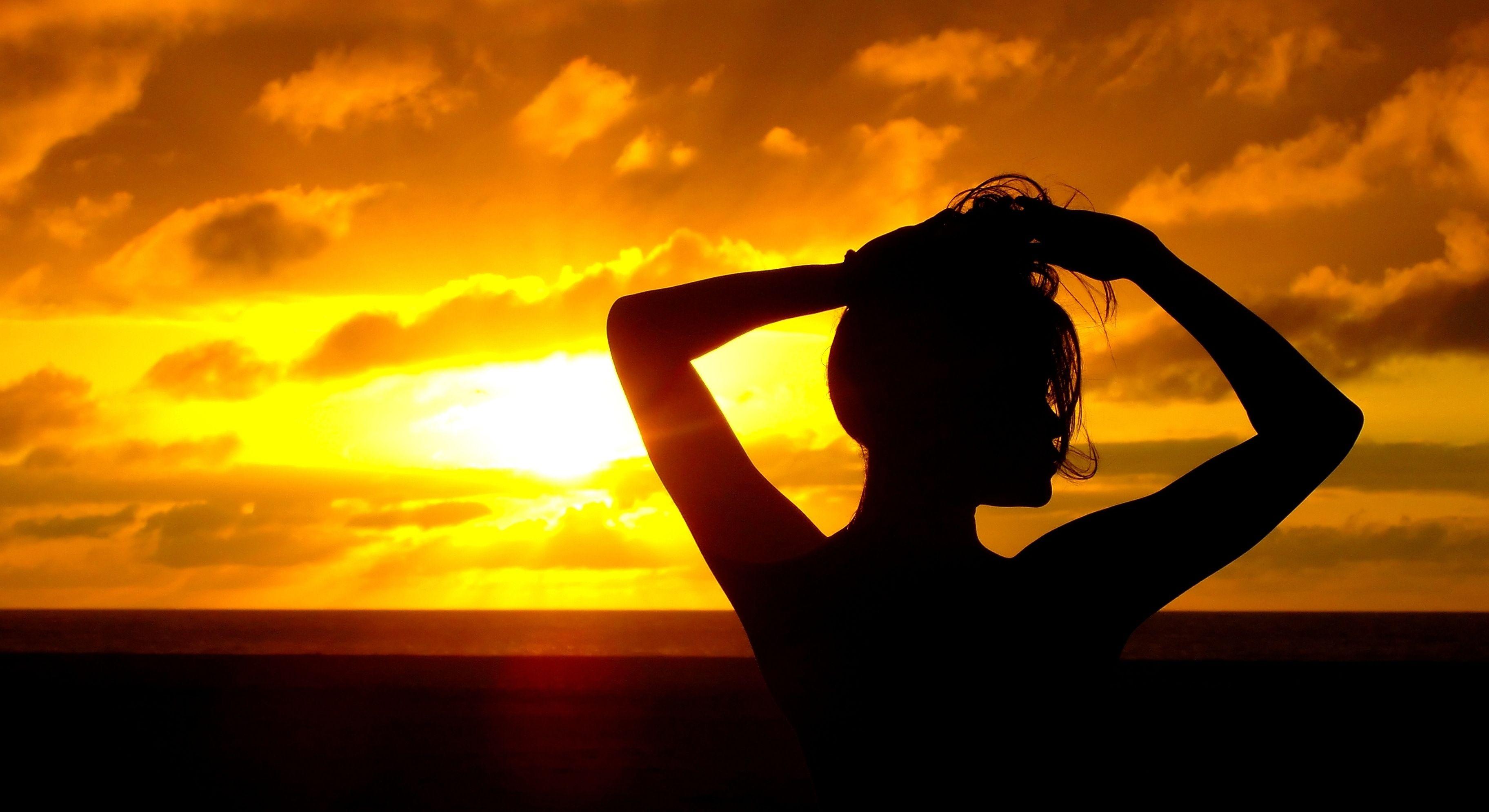 Woman Sunset Wallpapers - Top Free Woman Sunset Backgrounds ...