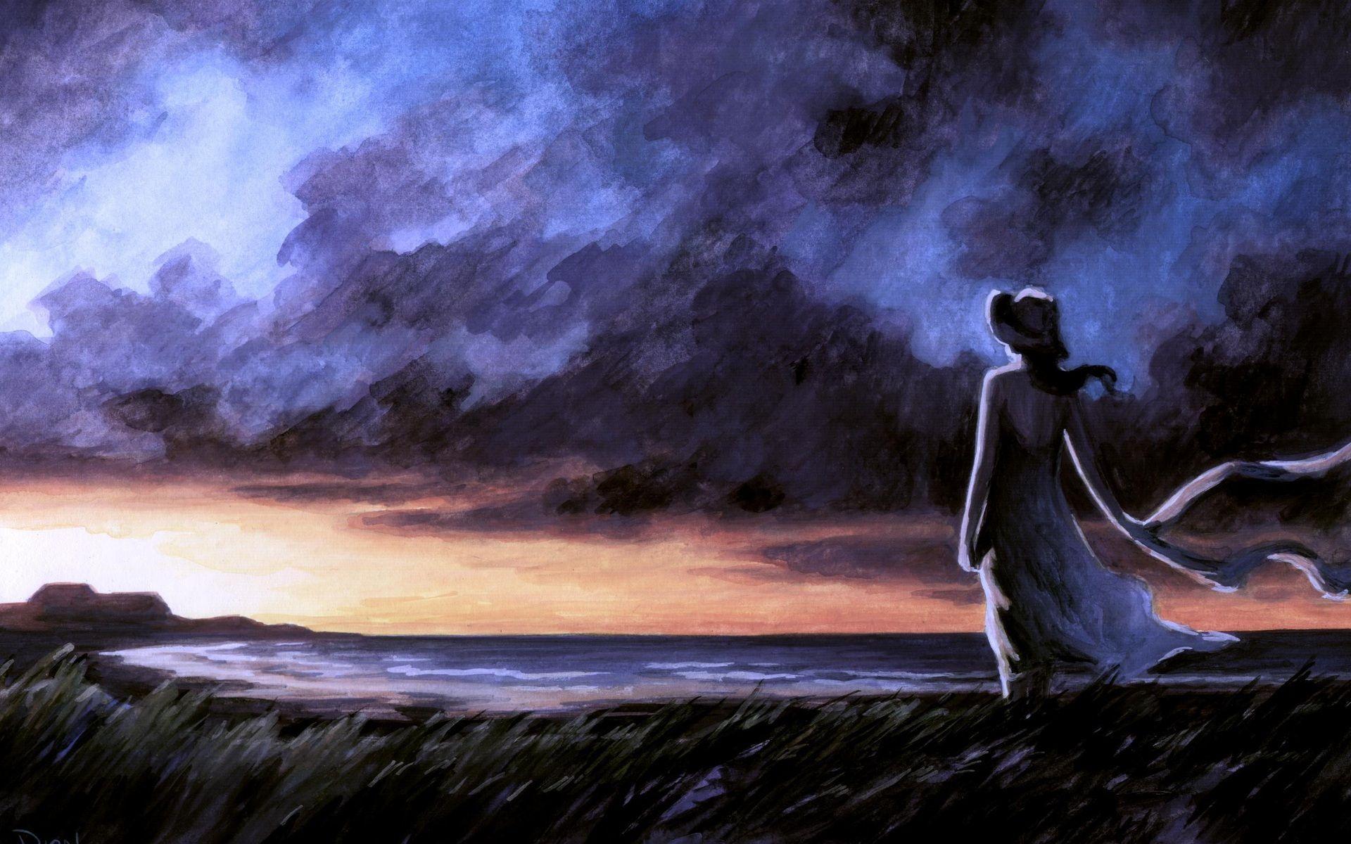 Woman Sunset Wallpapers - Top Free Woman Sunset Backgrounds ...