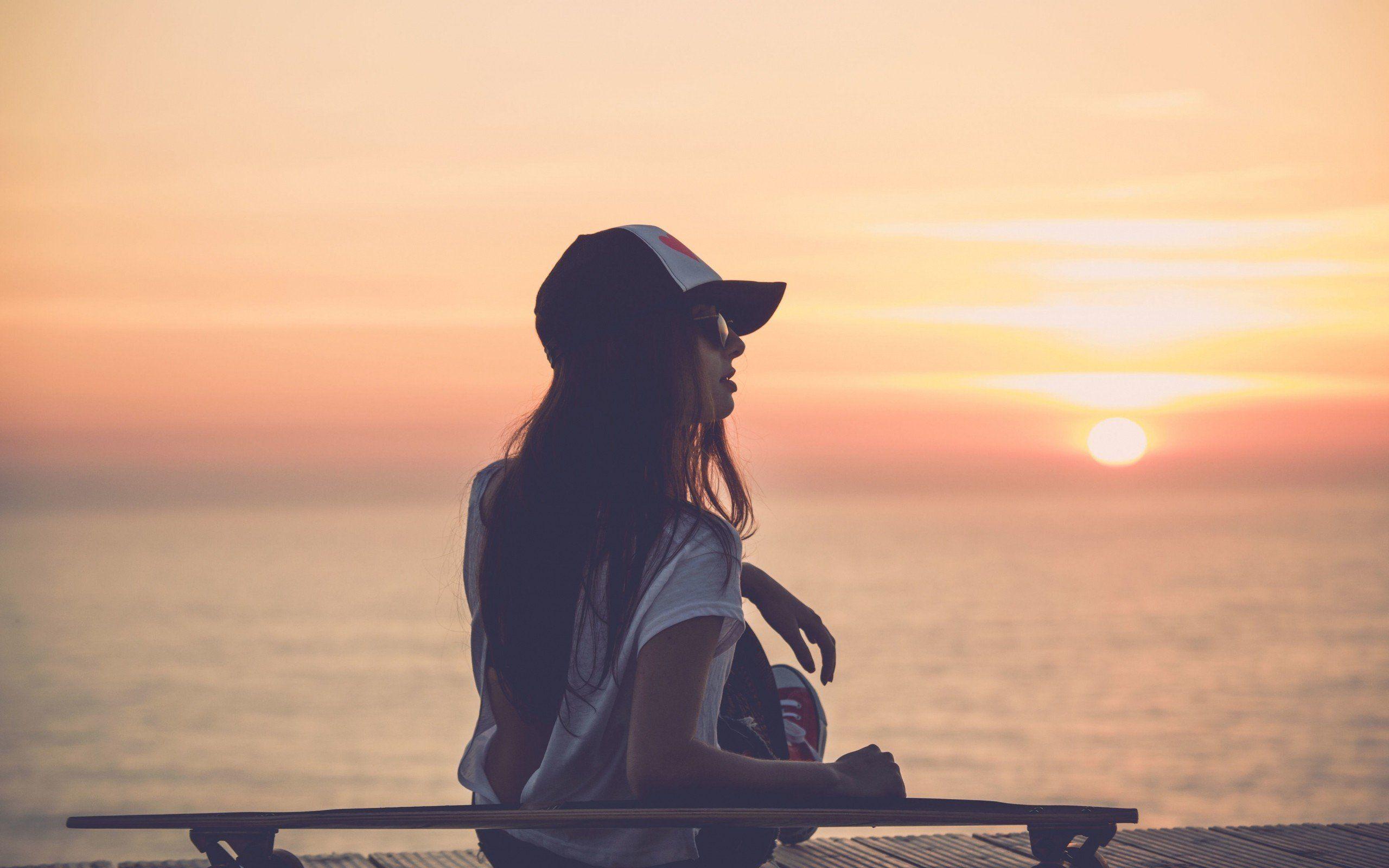 Woman Sunset Wallpapers - Top Free Woman Sunset Backgrounds ...