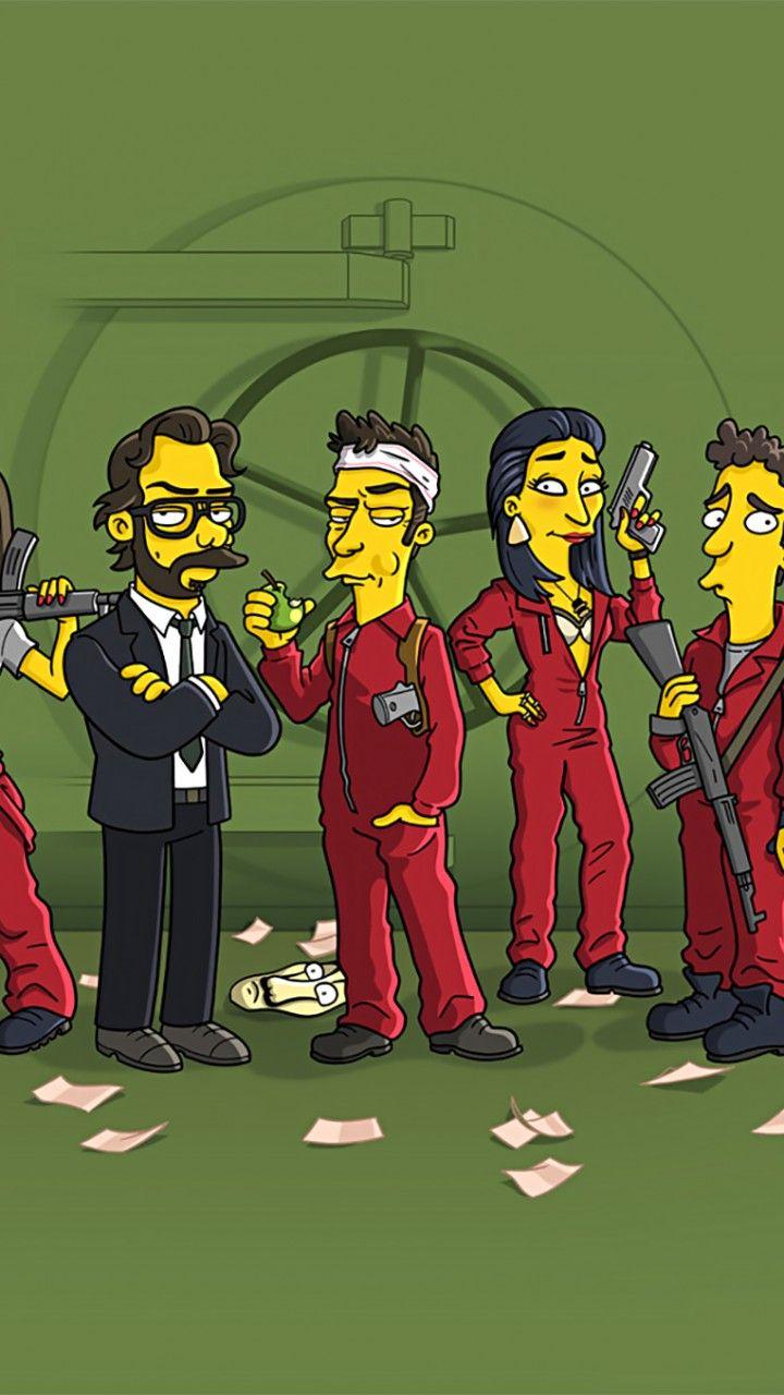 Cool Money Heist Cartoon Wallpapers - Top Free Cool Money Heist Cartoon ...