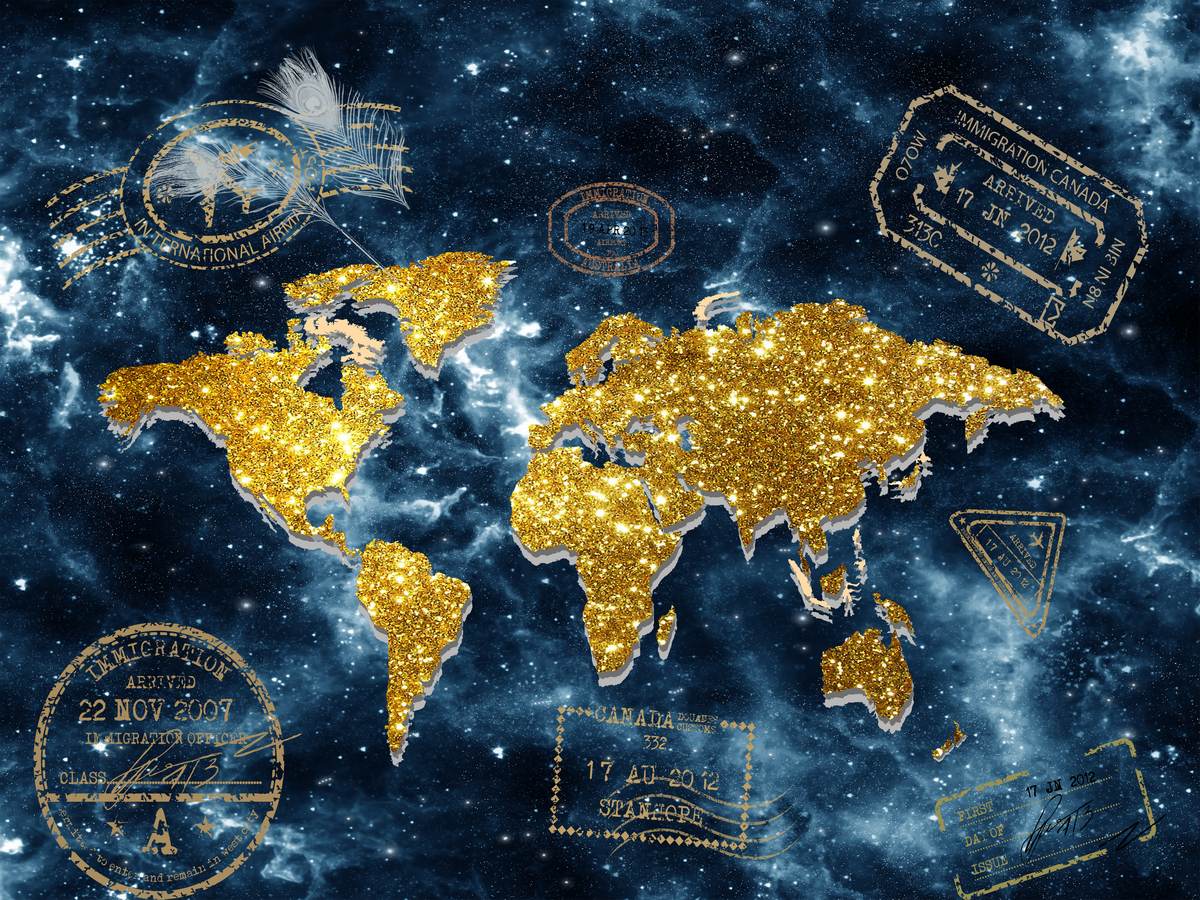 Abstract World Map Wallpapers - Top Free Abstract World Map Backgrounds ...