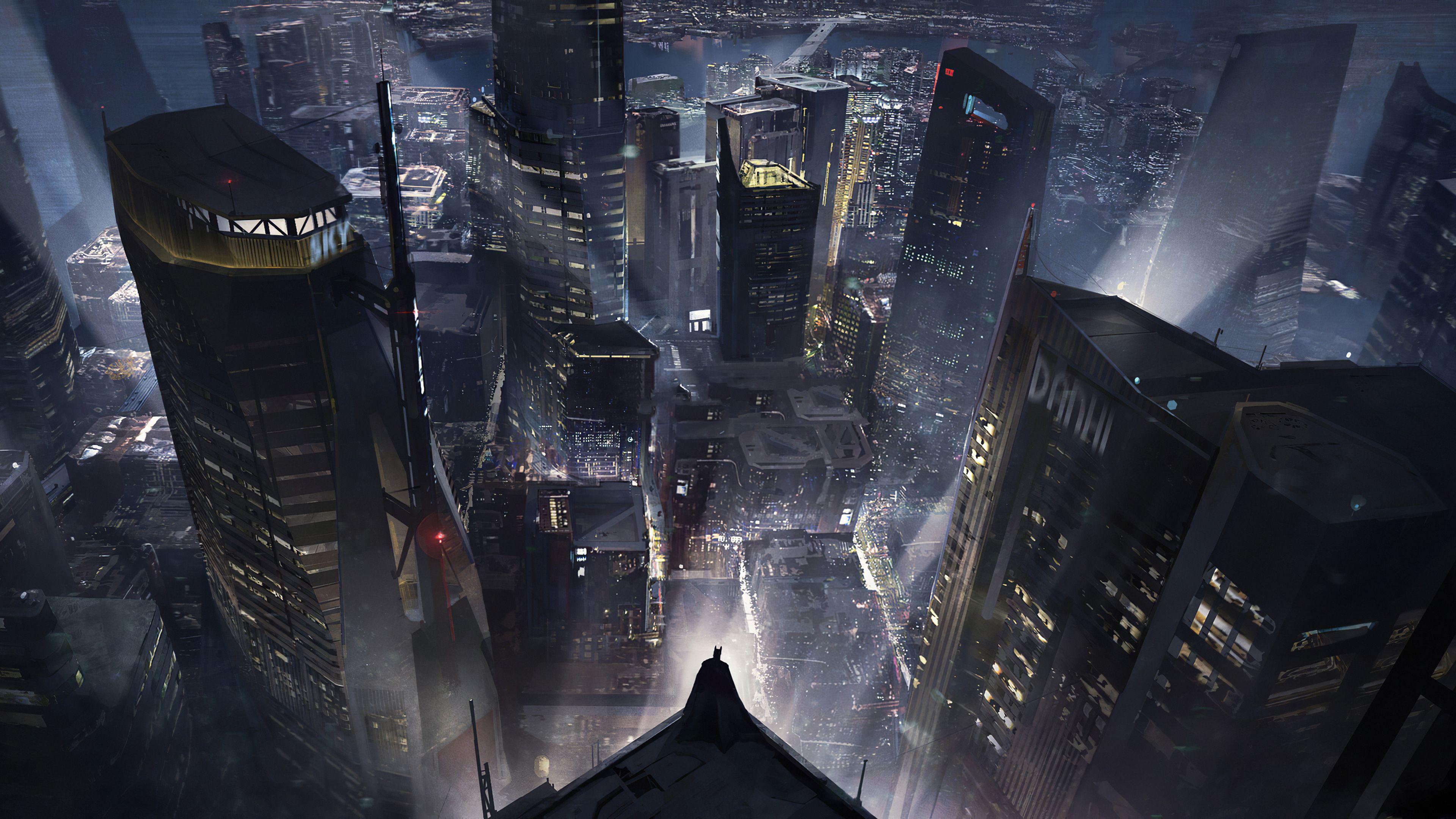 Gotham City Skyline Wallpapers - Top Free Gotham City Skyline ...