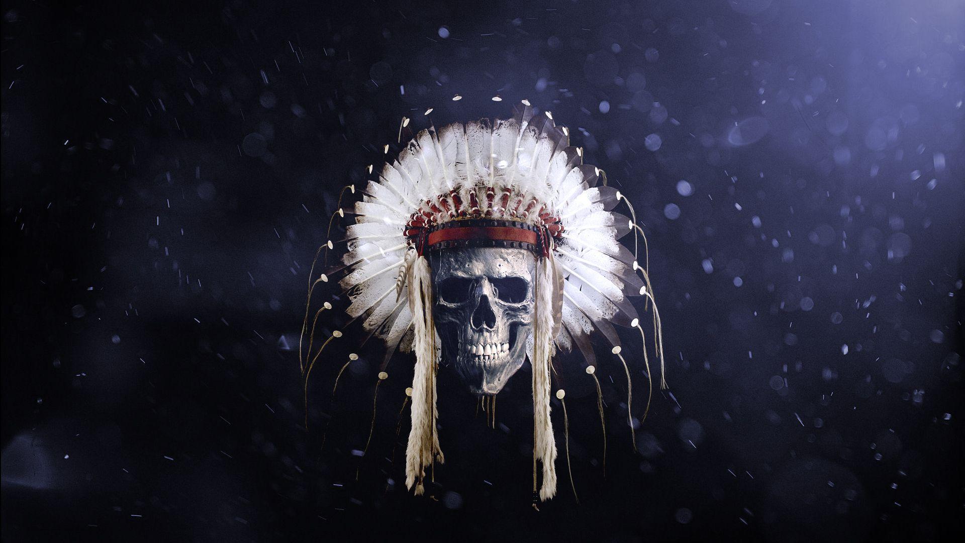 Native American Skull Wallpapers - Top Free Native American Skull ...