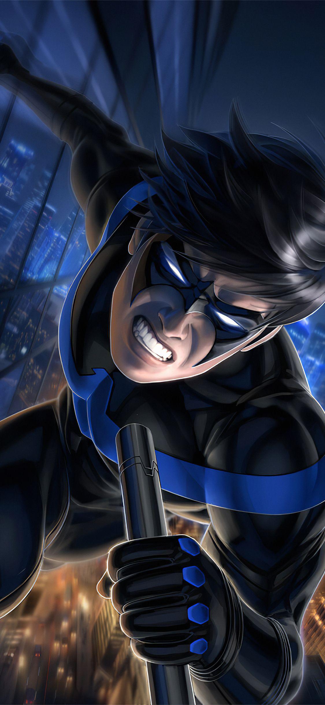 Nightwing iPhone Wallpapers - Top Free Nightwing iPhone Backgrounds ...
