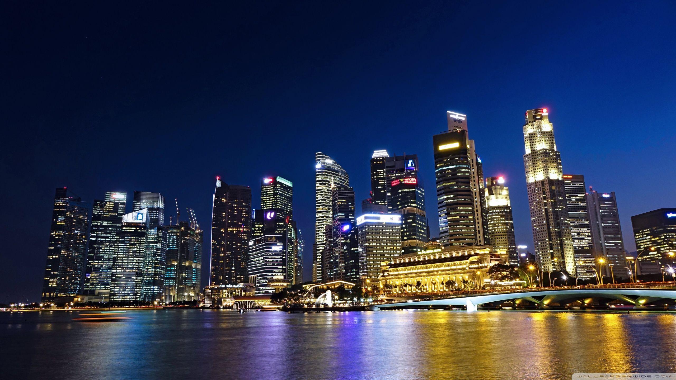 Singapore Skyline Wallpapers - Top Free Singapore Skyline Backgrounds ...
