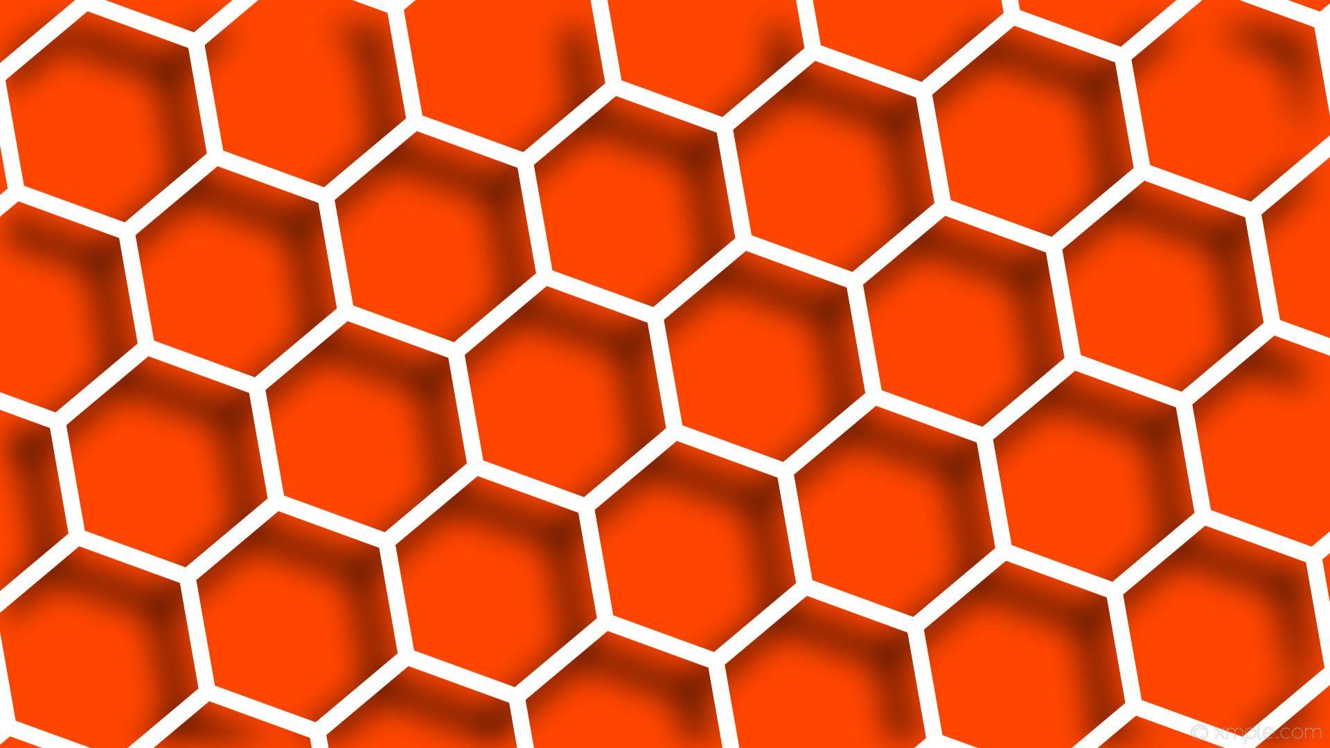 Orange Hexagon Wallpapers - Top Free Orange Hexagon Backgrounds ...