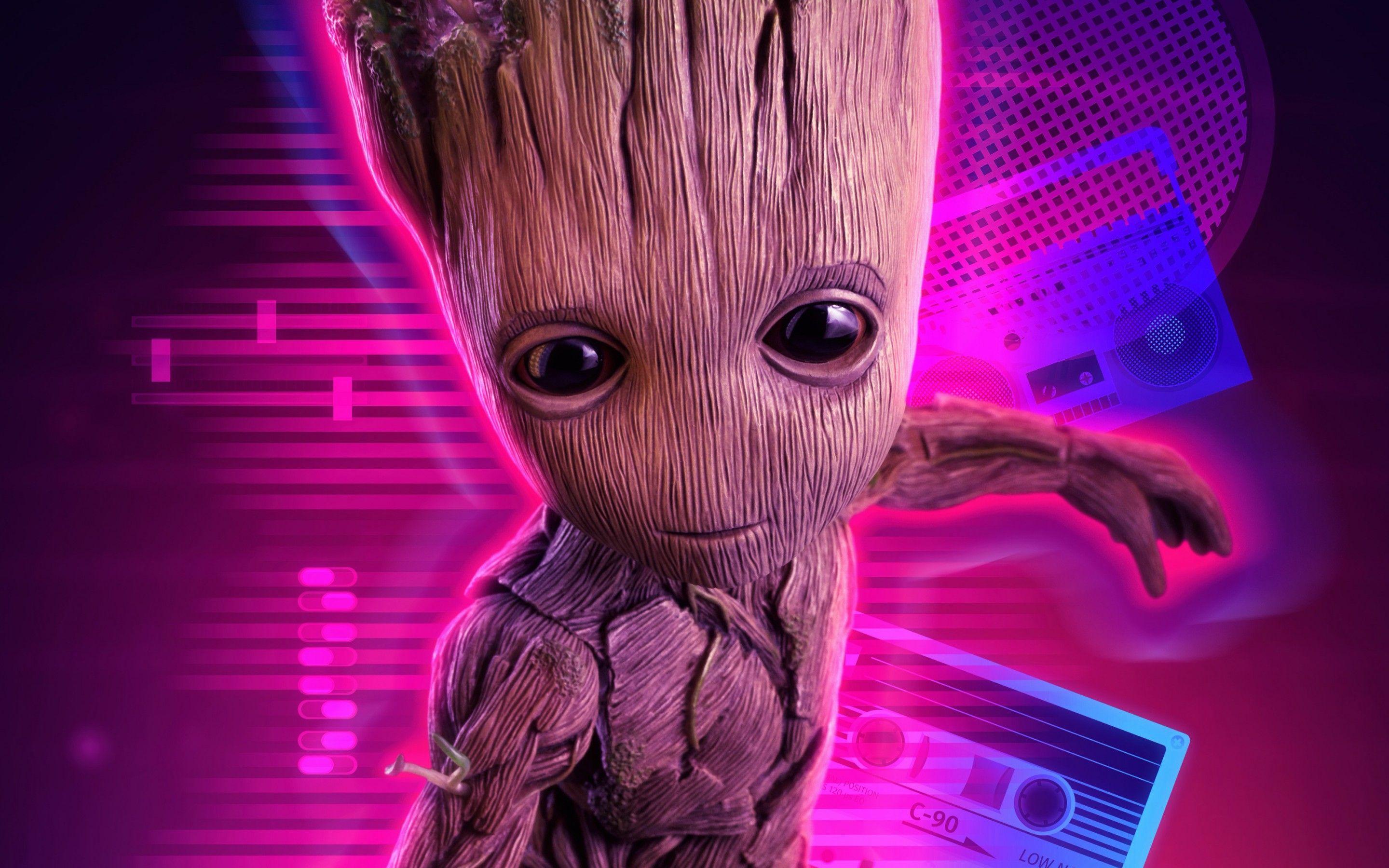 Baby Groot Desktop Wallpapers - Top Free Baby Groot Desktop Backgrounds ...