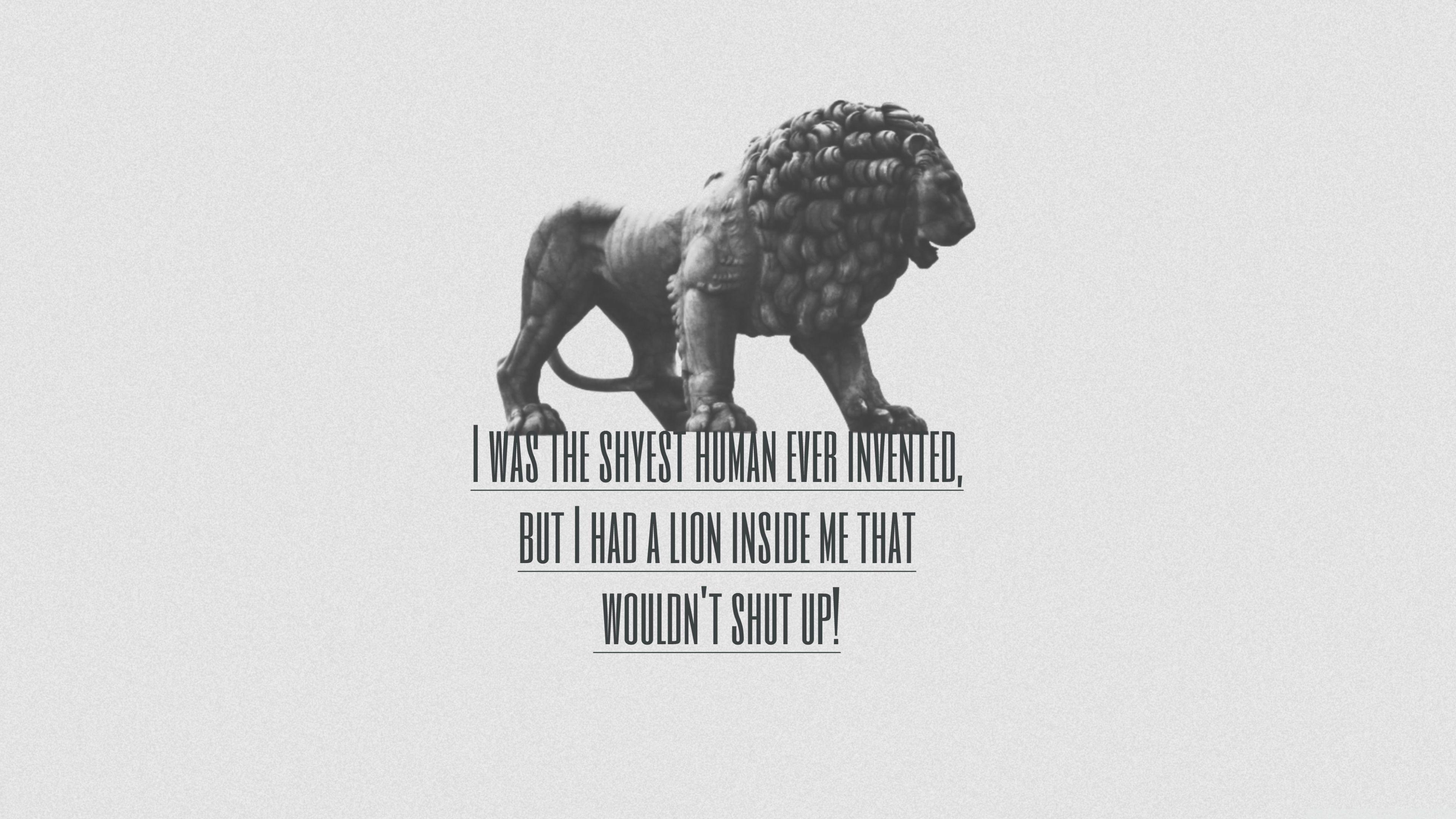 Lion Quotes Wallpapers - Top Free Lion Quotes Backgrounds - WallpaperAccess