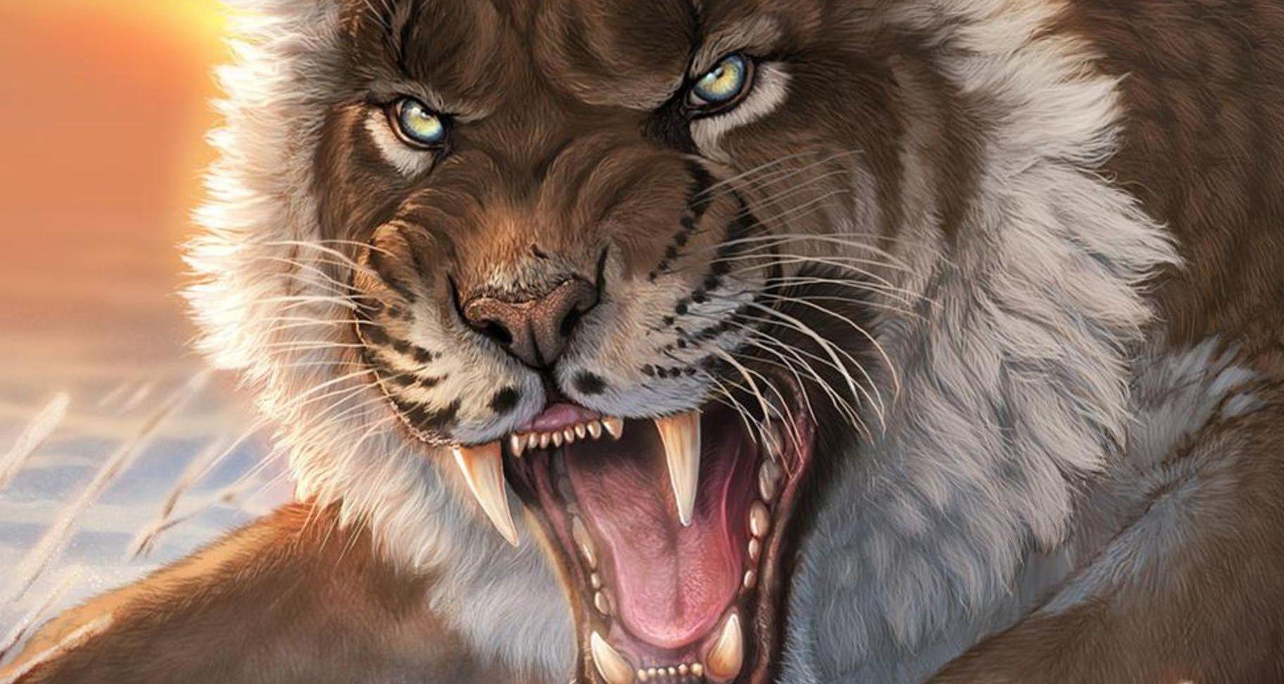 Saber Tooth Tiger Wallpapers - Top Free Saber Tooth Tiger Backgrounds ...