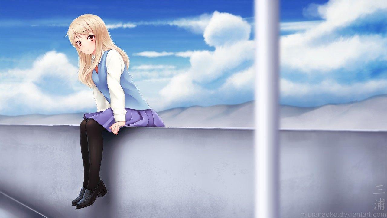 Alone Anime Girl Wallpapers - Top Free Alone Anime Girl Backgrounds ...